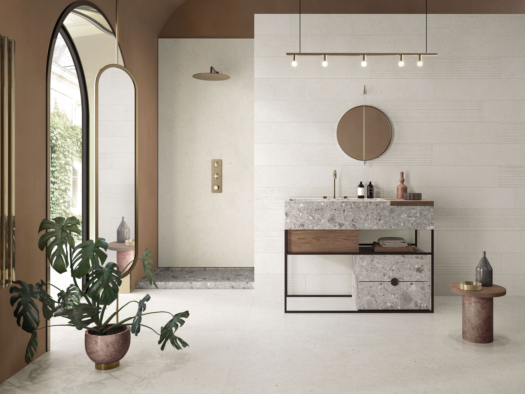 Porcelain stoneware wall/floor tiles with stone effect CEPPO DI GRÉ ...