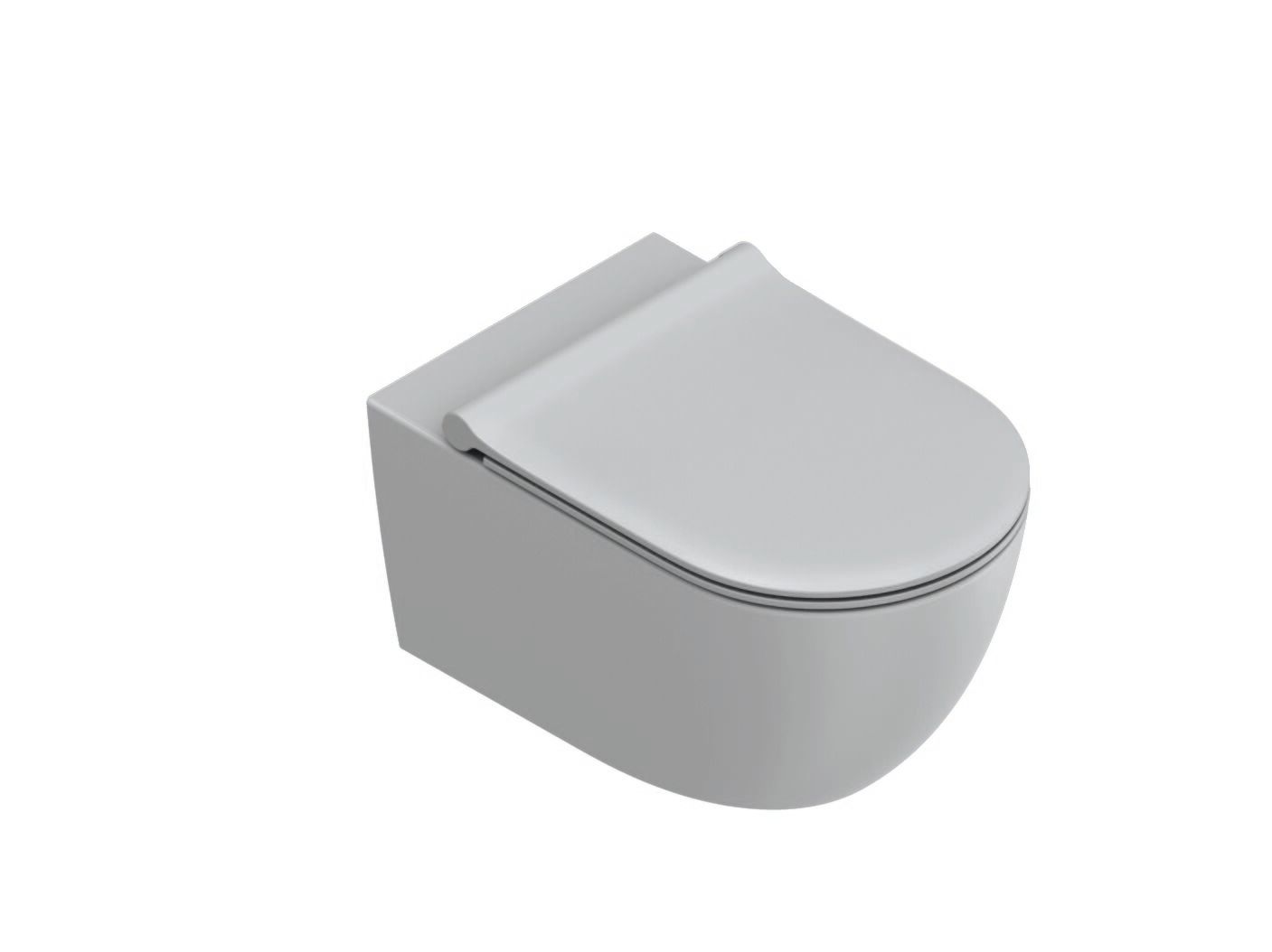 SFERA 55x35 Wall-hung rimless ceramic toilet By CERAMICA CATALANO