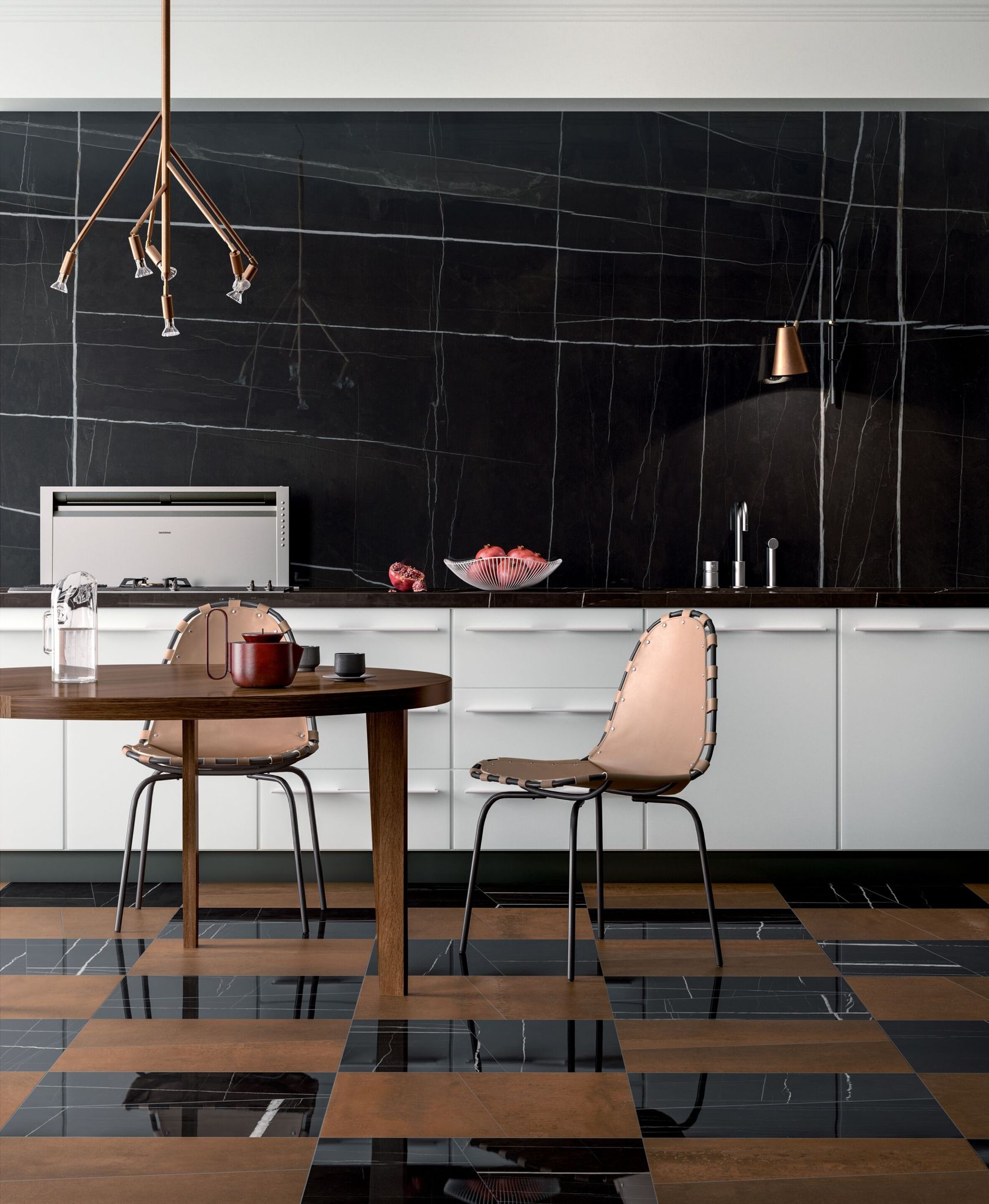 INFINITO 2.0 - SAHARA NOIR Porcelain stoneware wall/floor tiles with ...