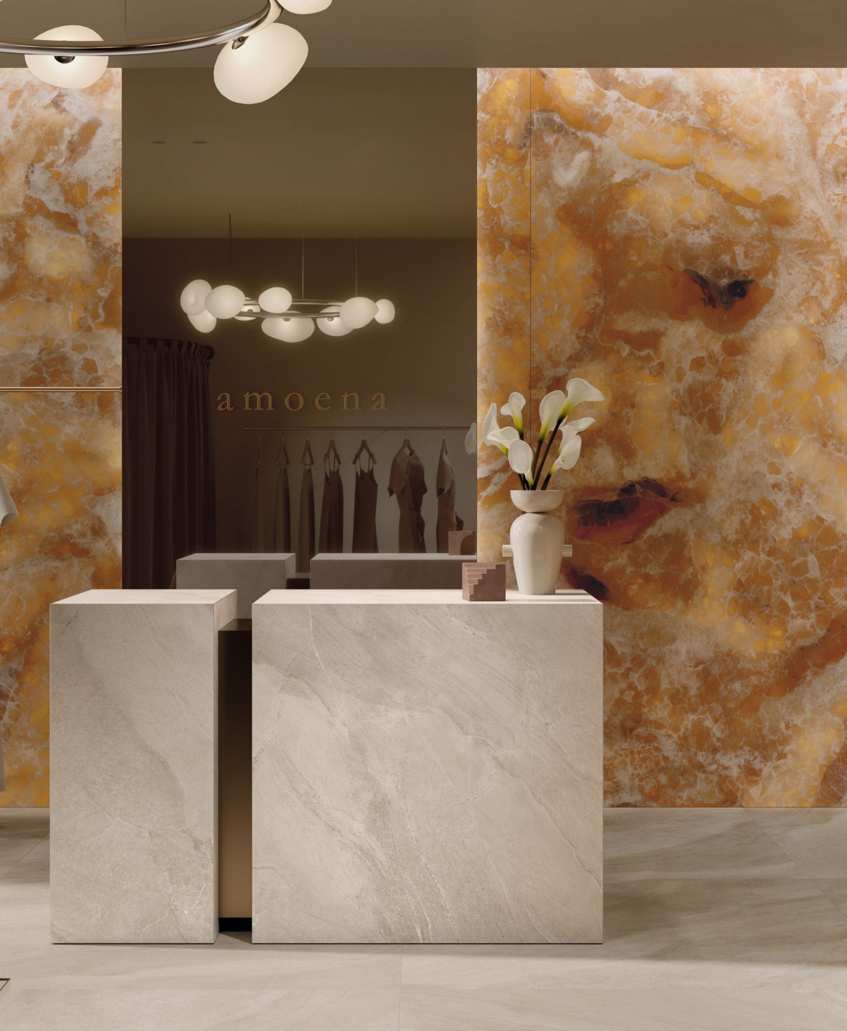INFINITO 2.0 - STARLIT Porcelain stoneware wall/floor tiles with marble ...