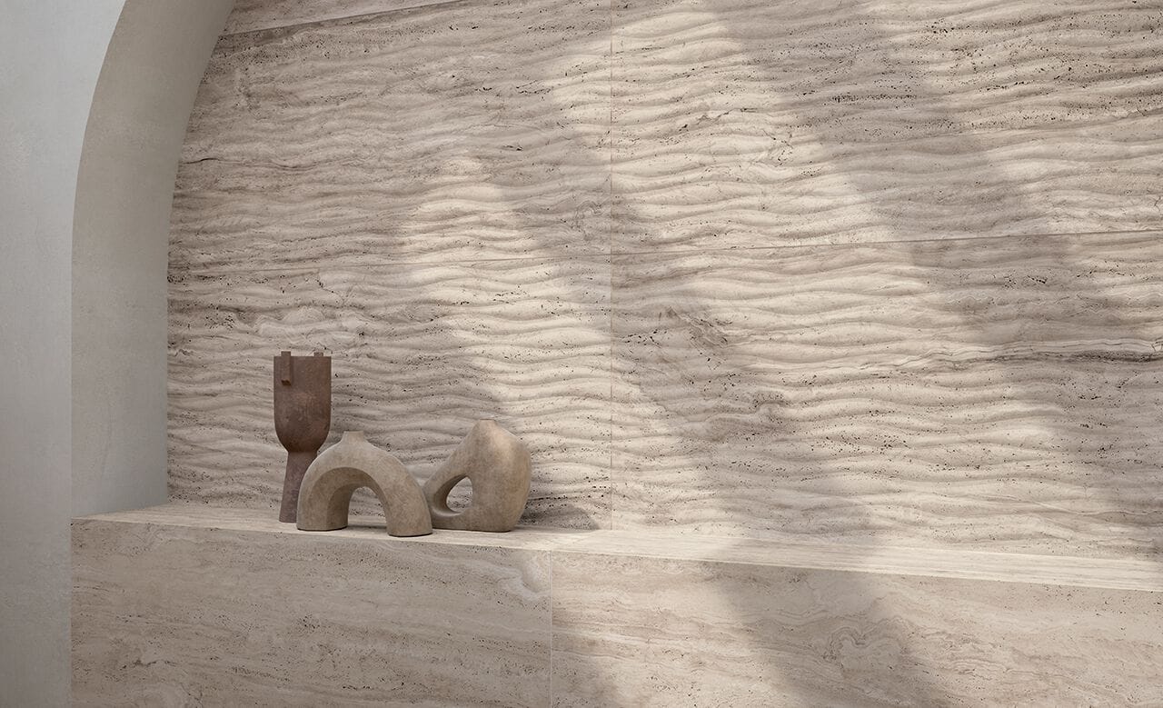 ROYAL TRAVERTINO - EBUR CROSS Porcelain stoneware wall/floor tiles with ...