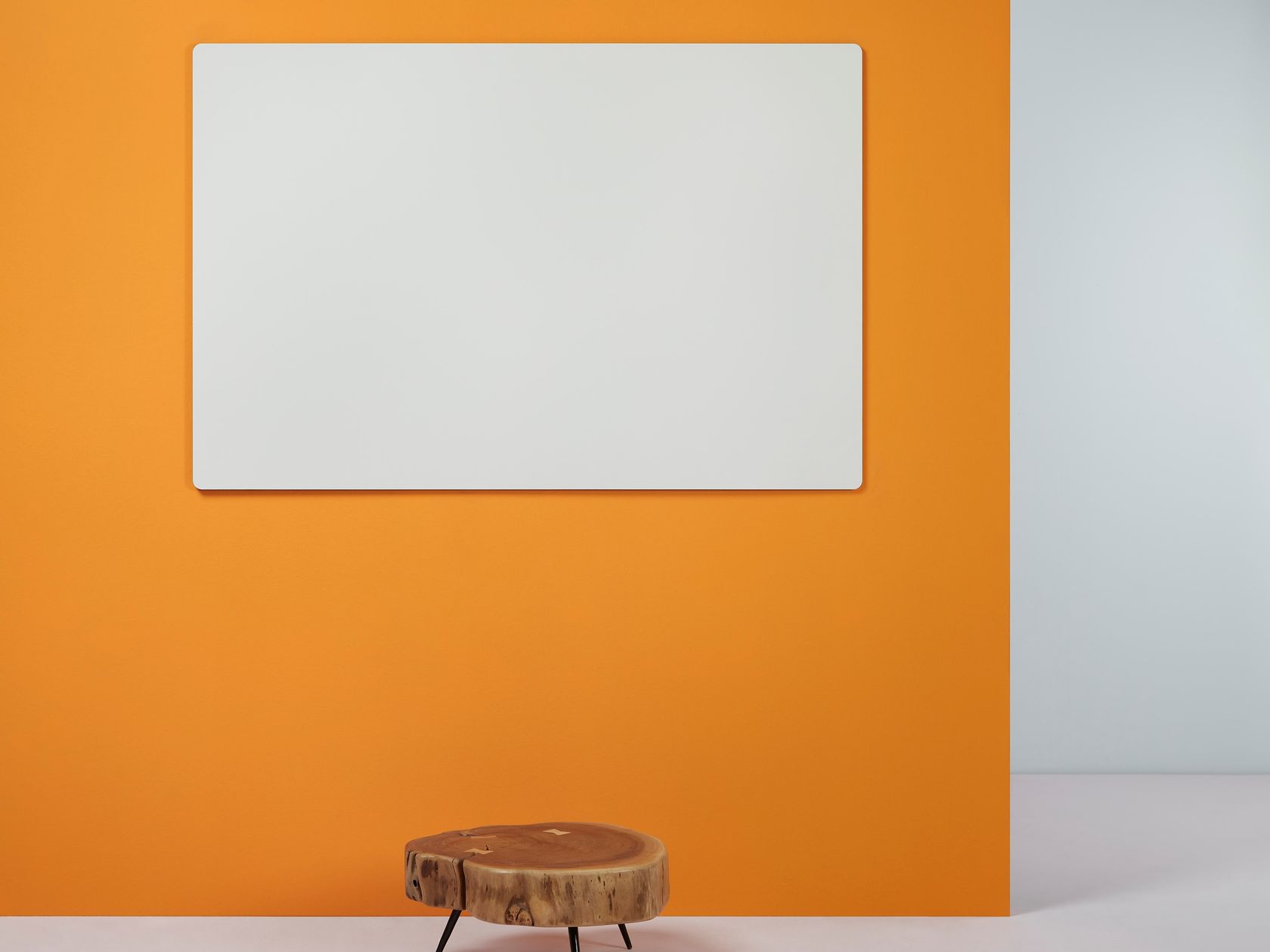 Magnetic slate office whiteboard CHAMELEON CURVE By Made Design