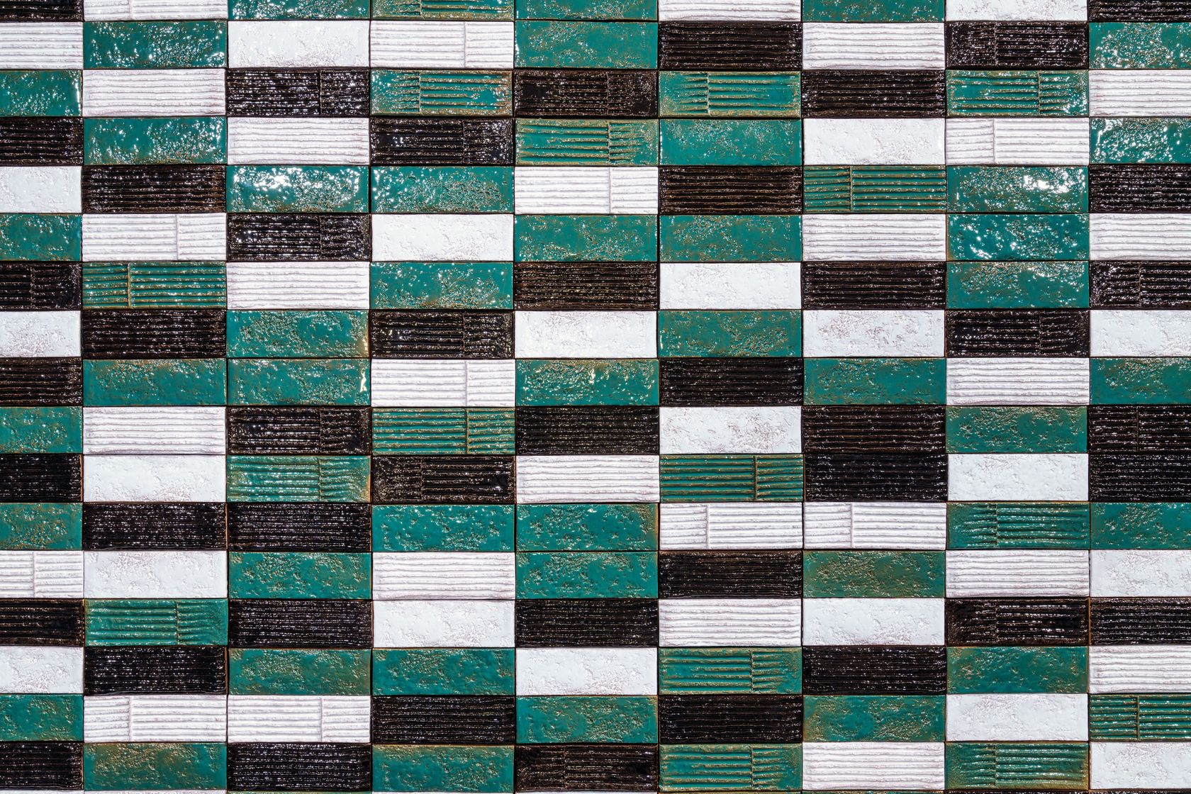 CHAMOTTE LINEA NERO 3D Wandverkleidung By Mutina | design Patricia Urquiola