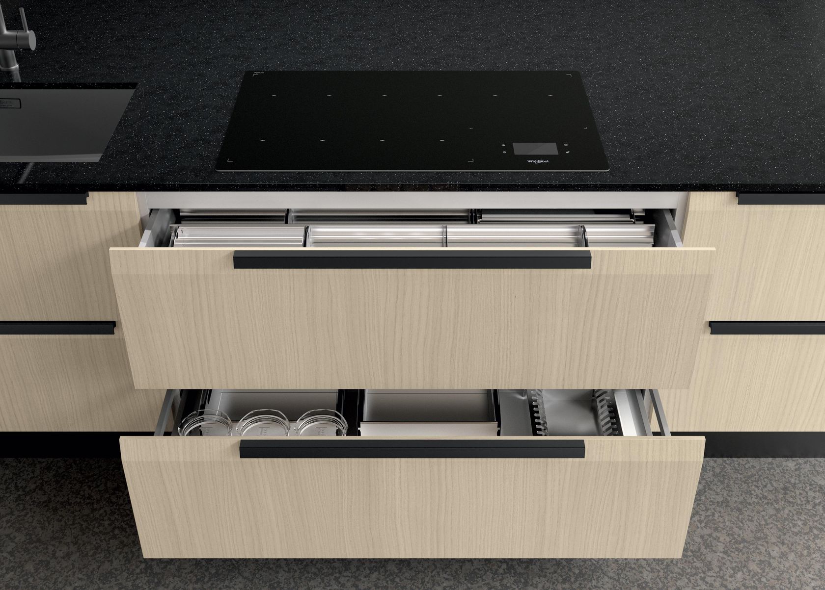 CHANTAL Fitted kitchen with island By Febal Casa | design Alfredo Zengiaro