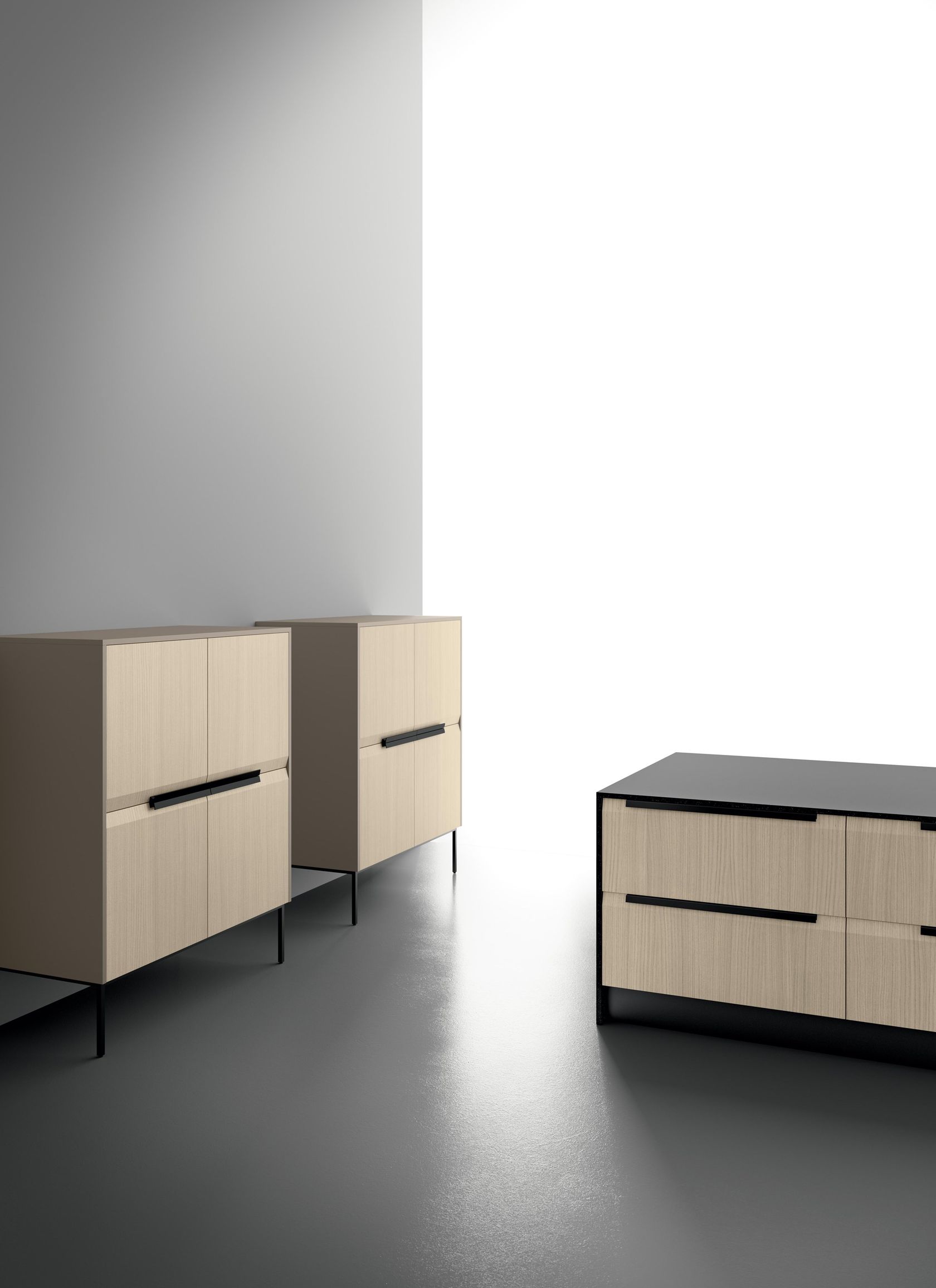 Fitted kitchen with island CHANTAL 01 By Febal Casa design Alfredo Zengiaro