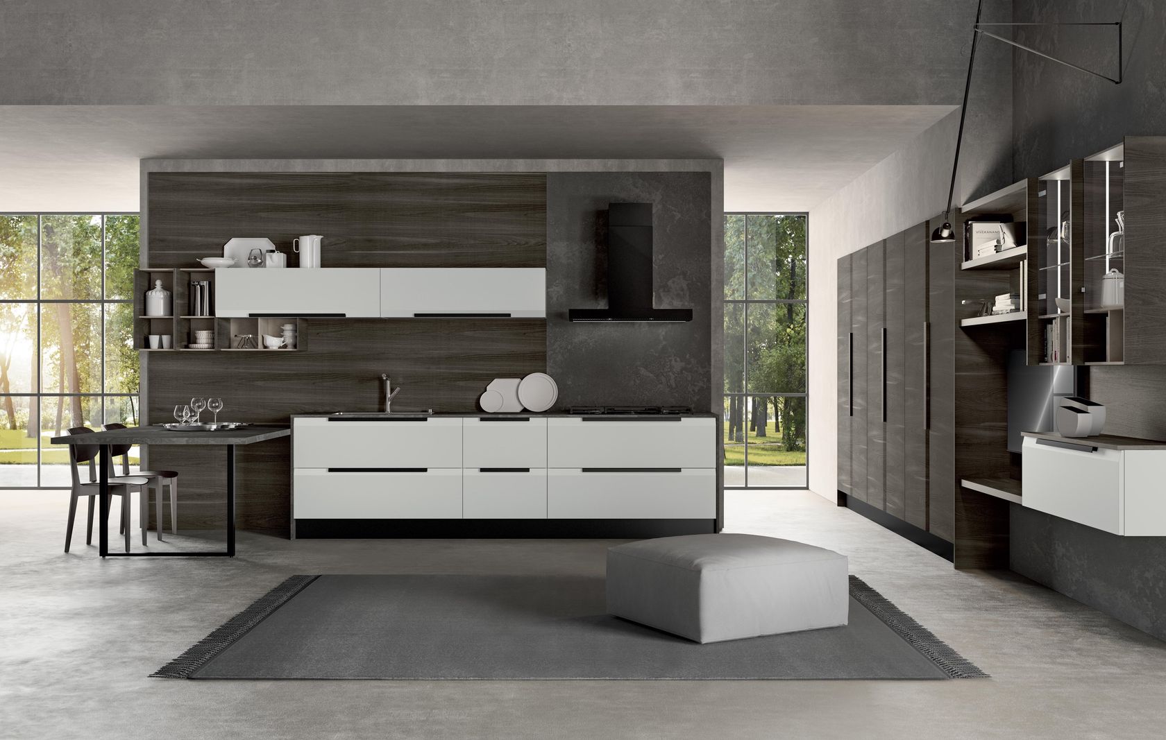 Cocina integral con península CHANTAL 04 By Febal Casa diseño Alfredo ...