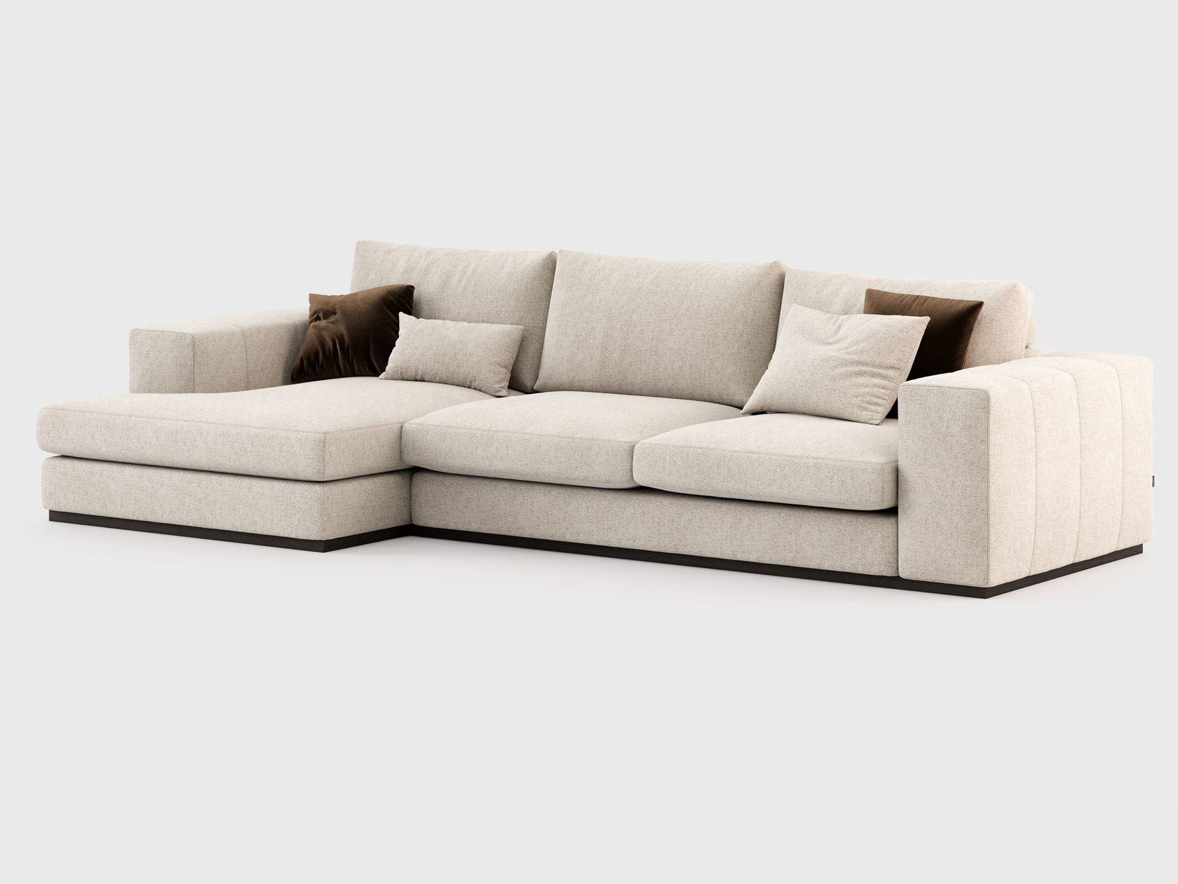 CHARLIE | 3 seater sofa 3 seater fabric sofa By Laskasas