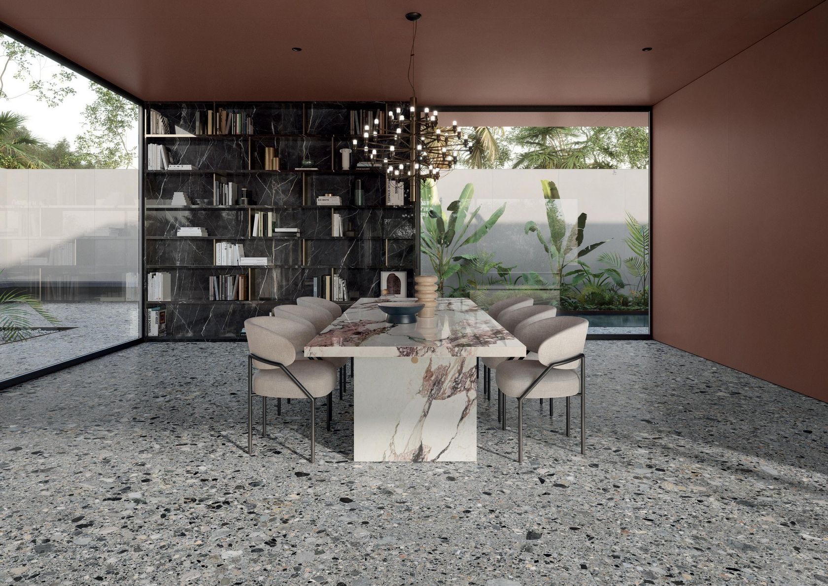 CHARM EXPERIENCE CALACATTA PINK Porcelain stoneware wall/floor tiles ...