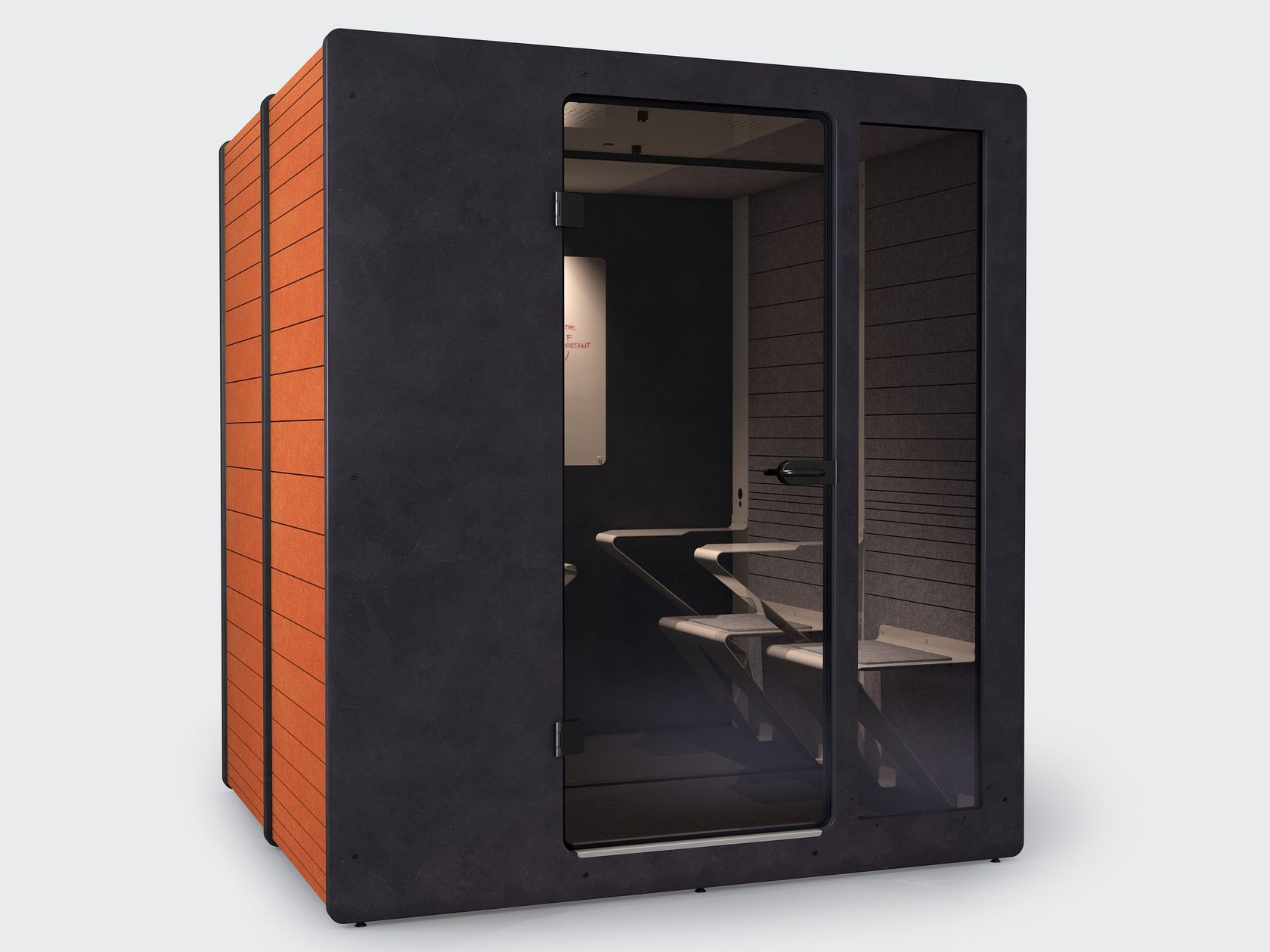 4-Seater meeting pod CHATPOD 700 By IMPACT ACOUSTIC® design Jeffrey Ibañez