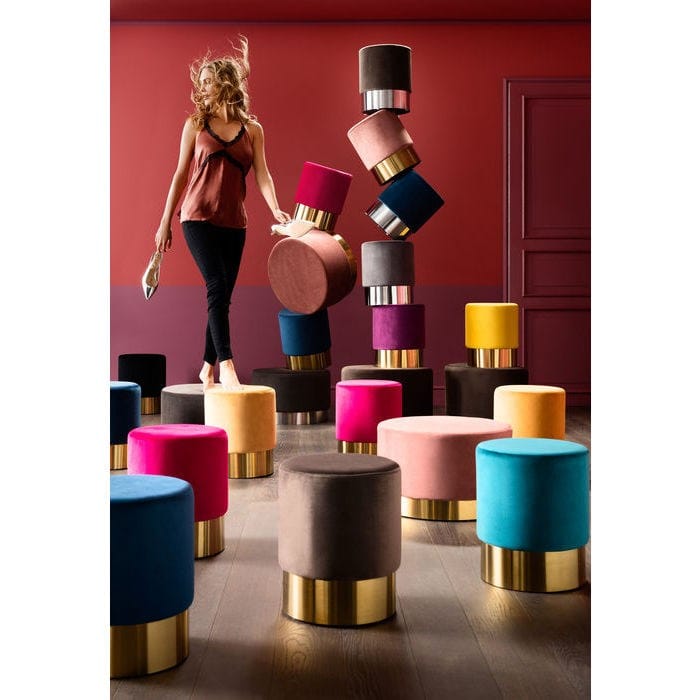 CHERRY | Round pouf By KARE-DESIGN