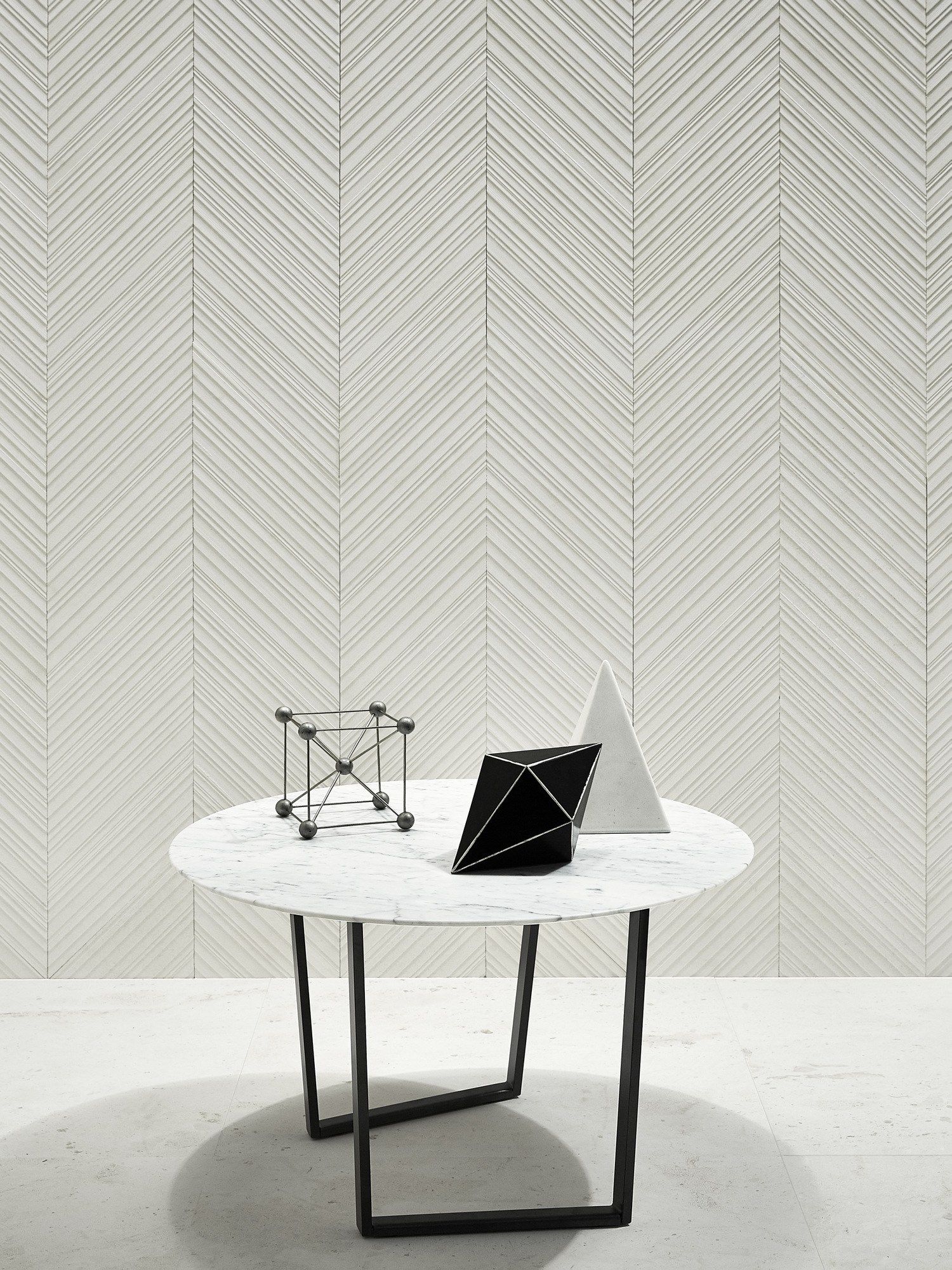 CHEVRON Stone flooring By Salvatori