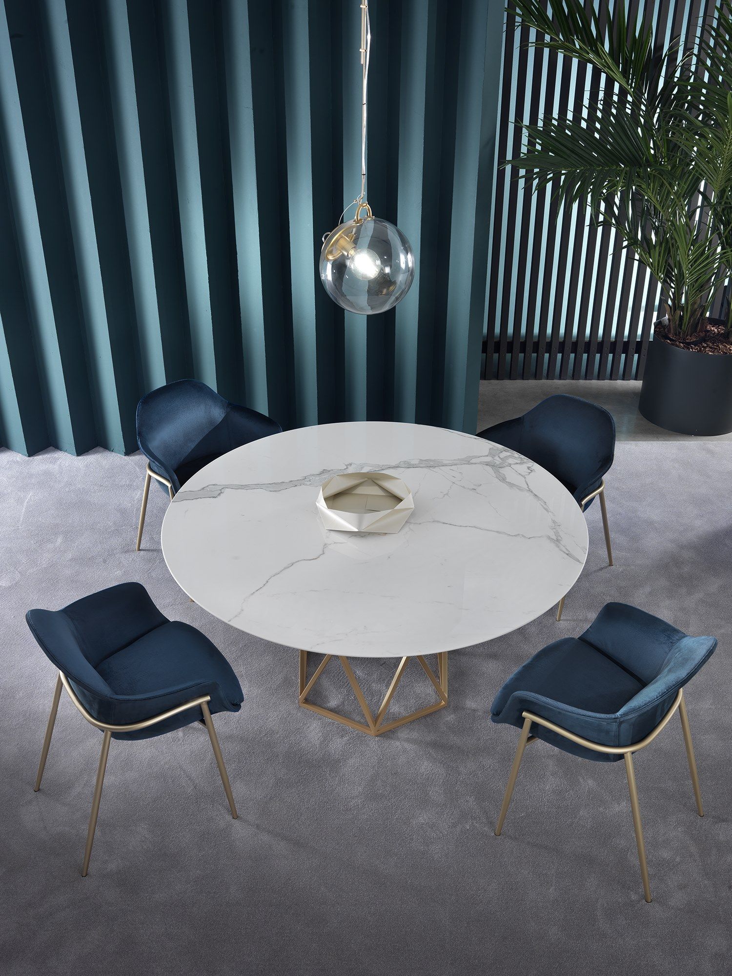 CHIA METAL Fabric chair with armrests By Marelli | design Stefano ...