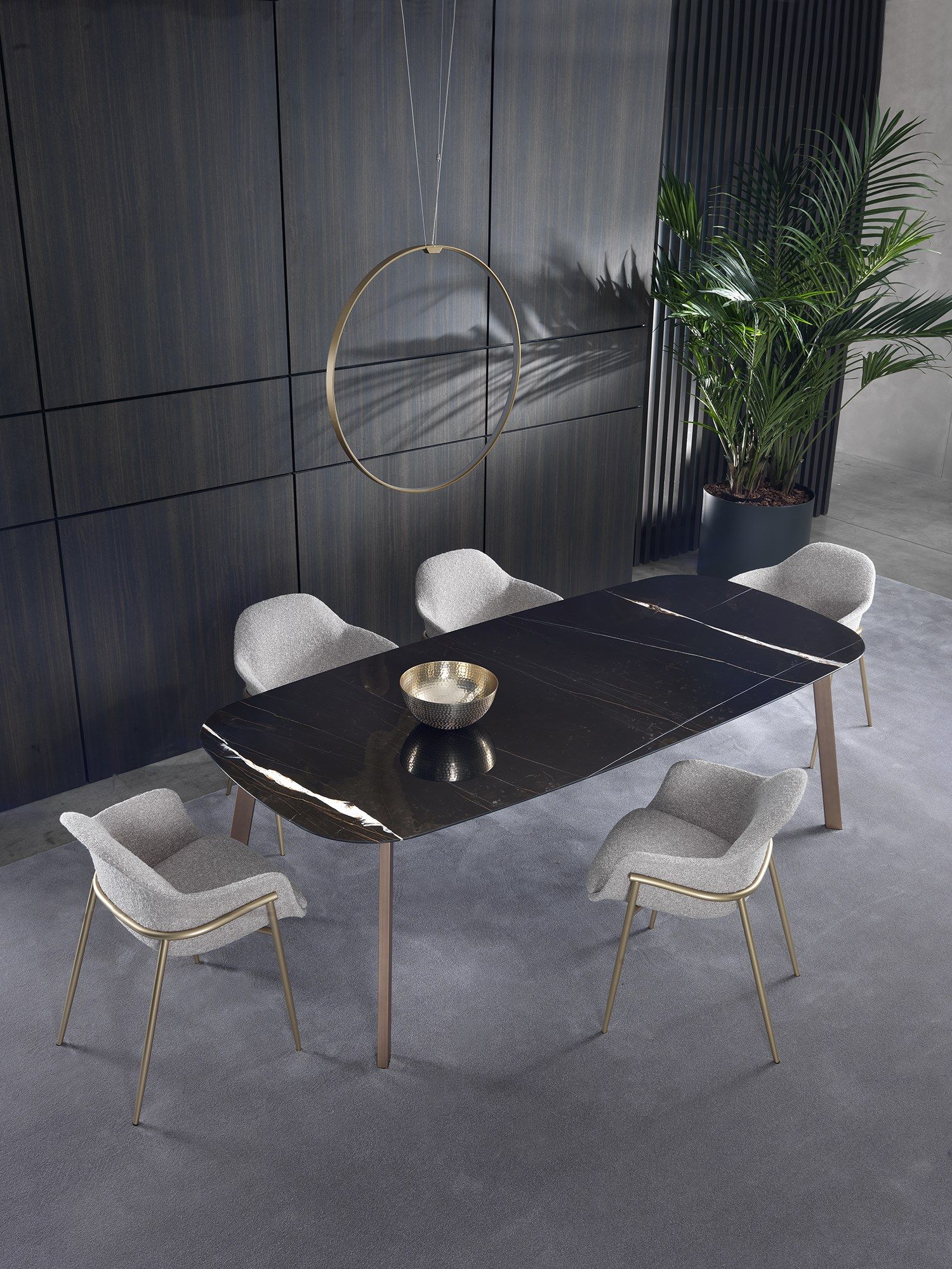 CHIA METAL Fabric chair with armrests By Marelli | design Stefano ...