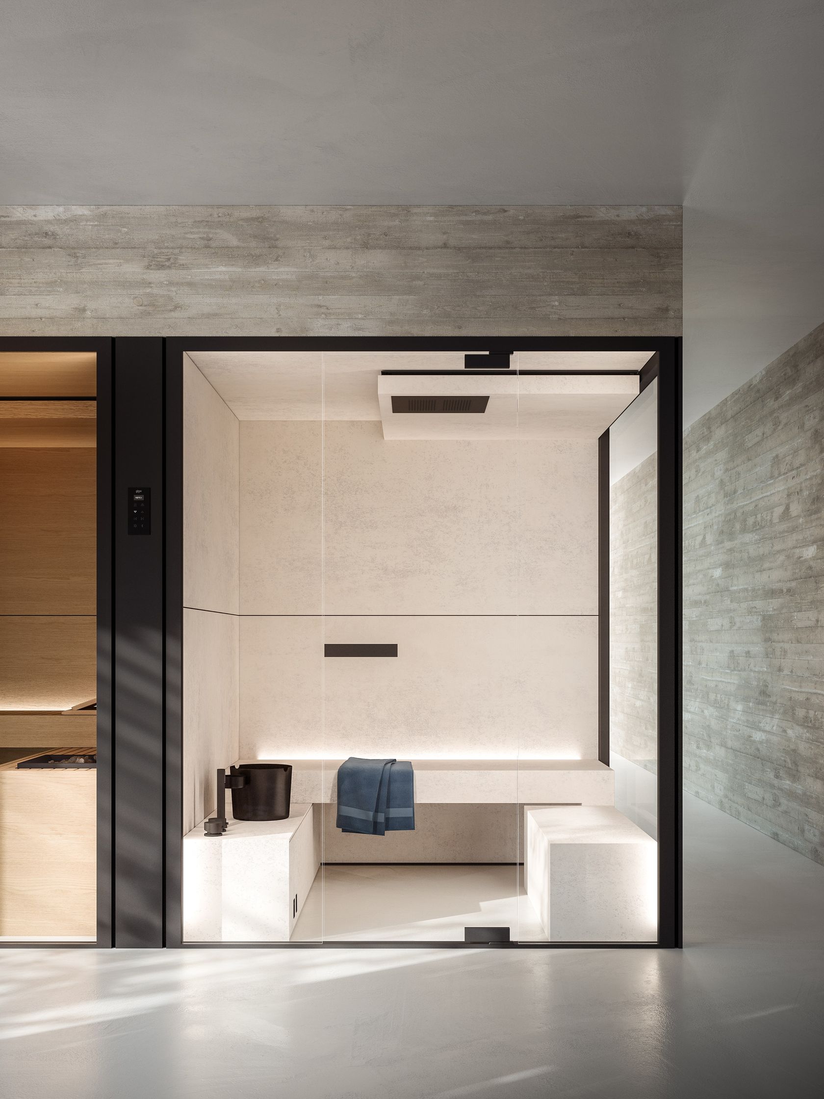 HOME & SPA RITUALS Sauna / baño turco By Glass1989 | design Meneghello ...
