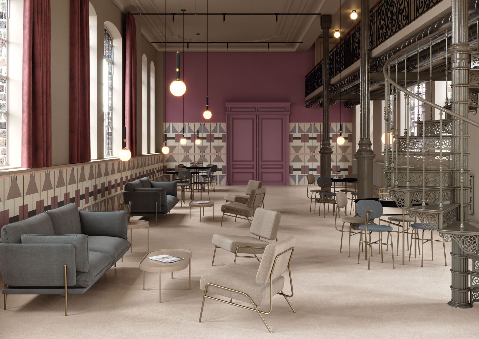 Porcelain stoneware wall tiles CHIMERA By CEDIT Ceramiche d'Italia ...