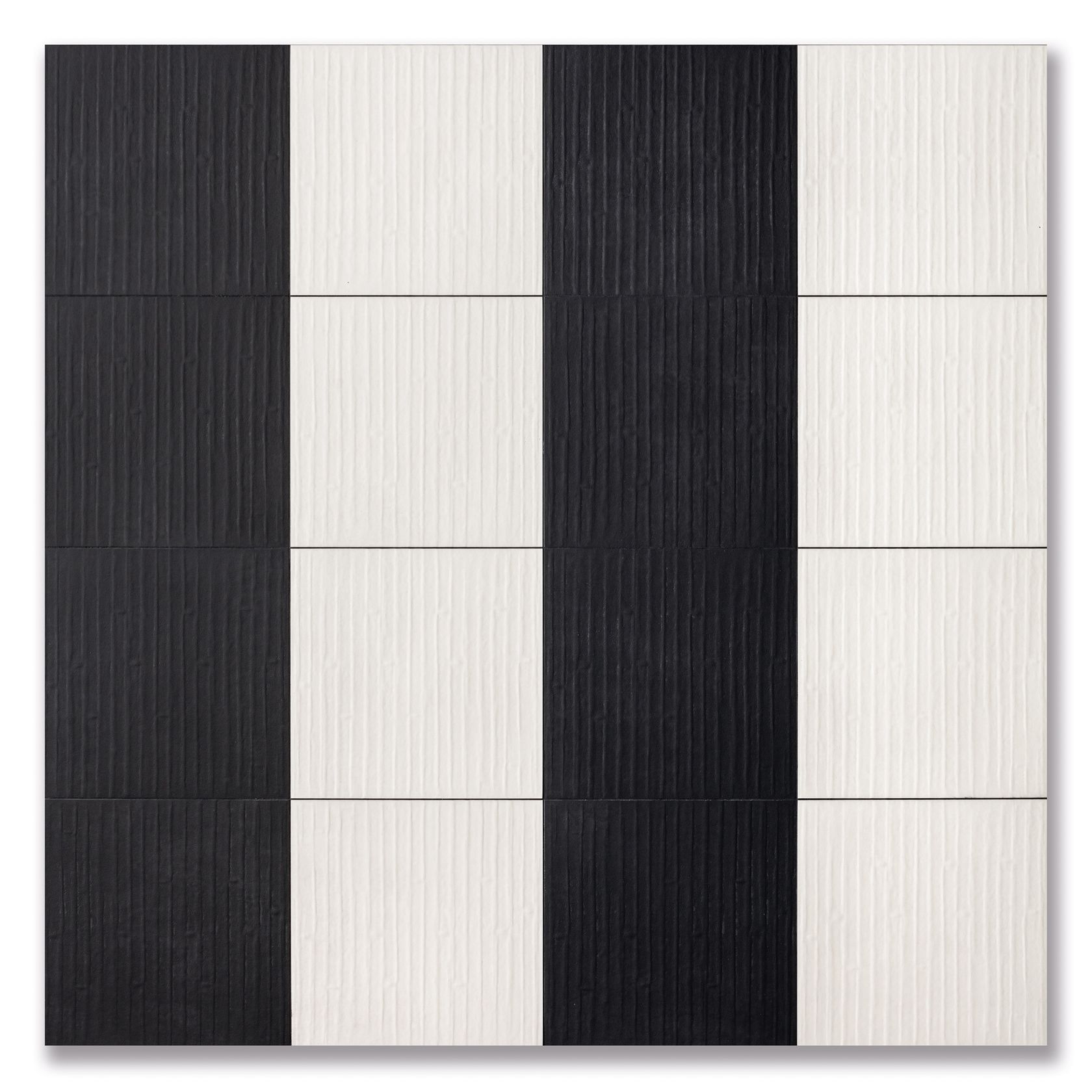 CHYMIA RIGO BLACK Glazed porcelain stoneware wall/floor tiles By Mutina ...