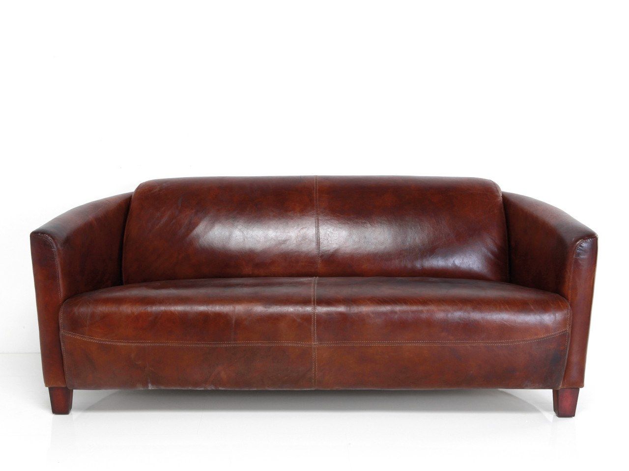 CIGAR LOUNGE 2 seater leather sofa By KARE Design