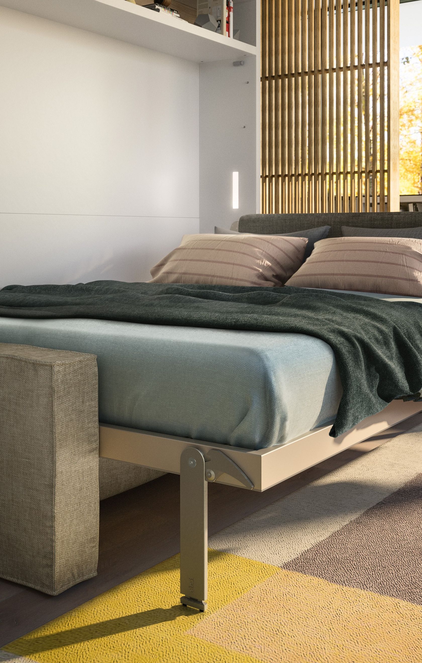 CIRCE SOFA Ensemble mural avec lit escamotable By CLEI | design R&S ...