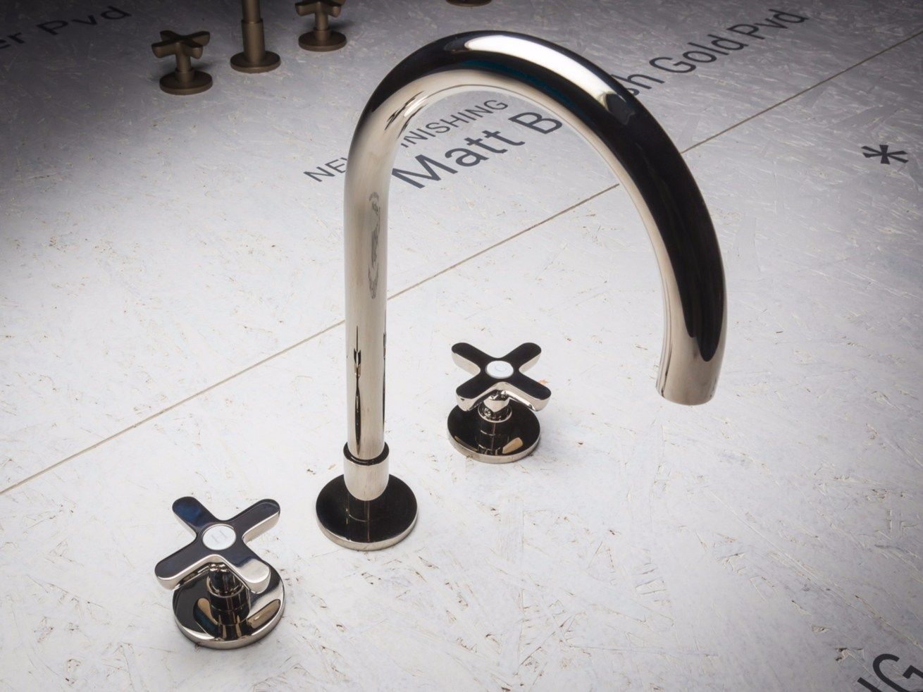 ICONA CLASSIC 3 hole chromed brass washbasin tap By Fantini Rubinetti ...