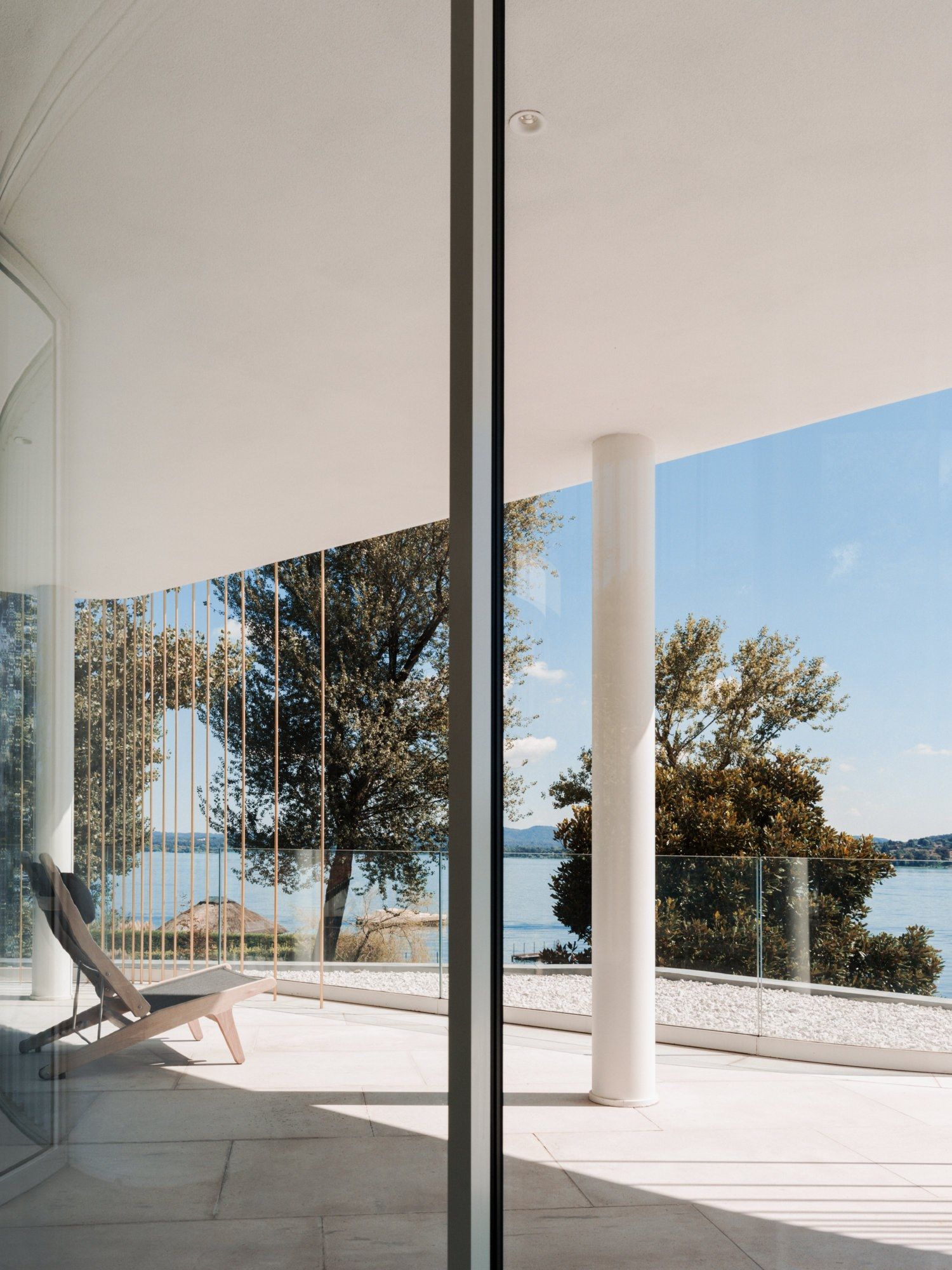 CLASSIC Glass and aluminium sliding window with built-in screen By Sky ...