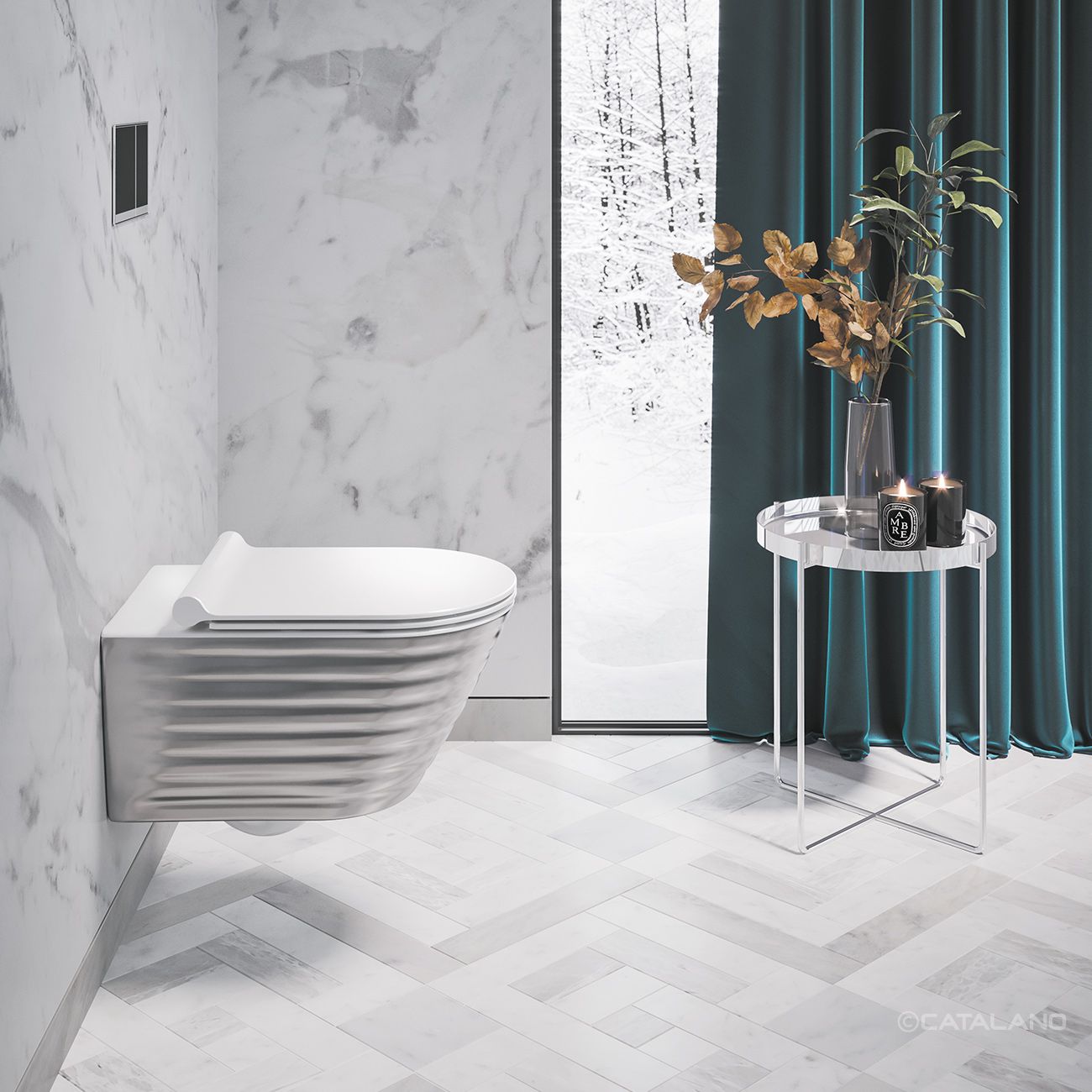CLASSY | WC Collection Gold & Silver By CERAMICA CATALANO