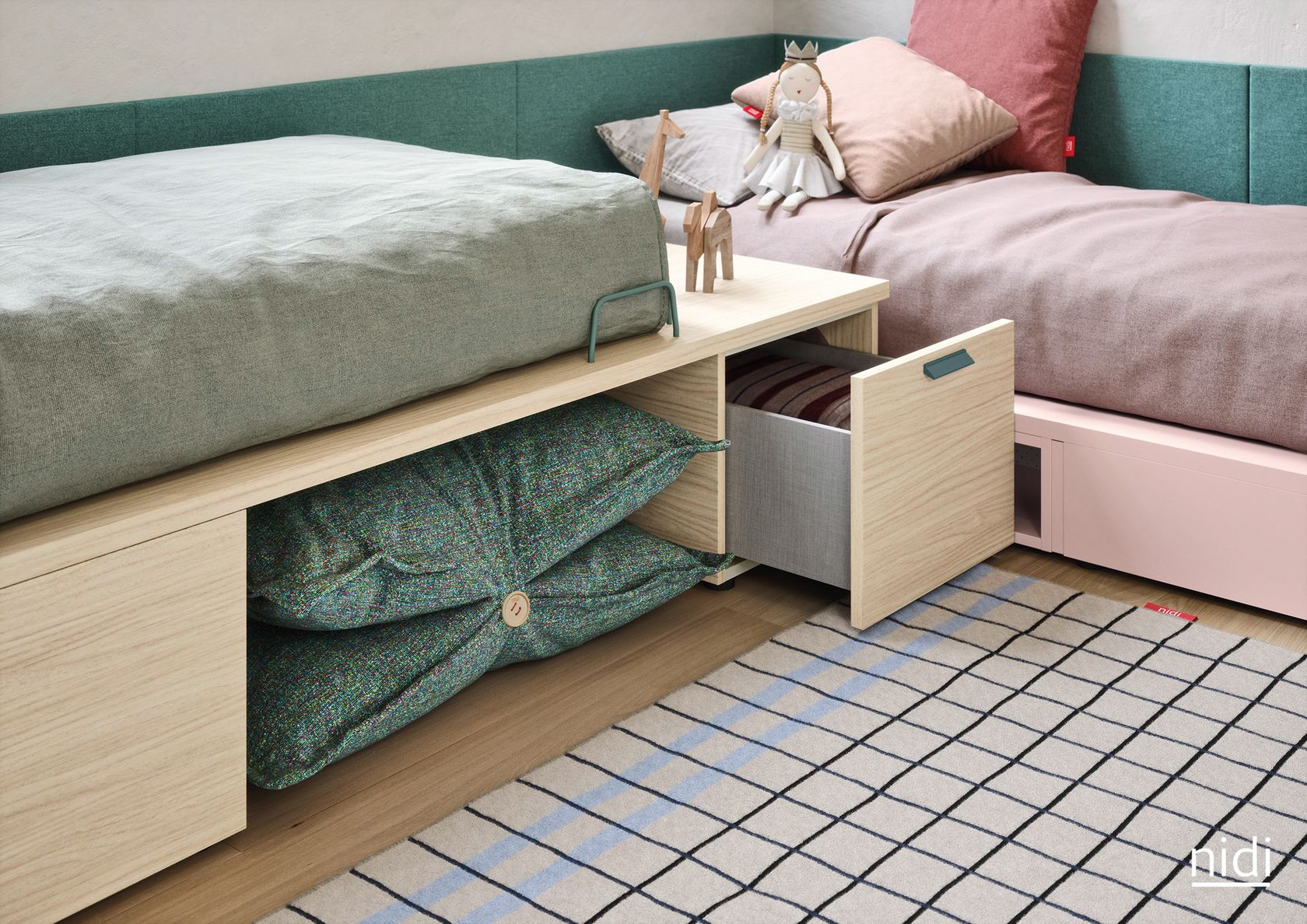 CLIP Cushion / Kids pouf By Nidi