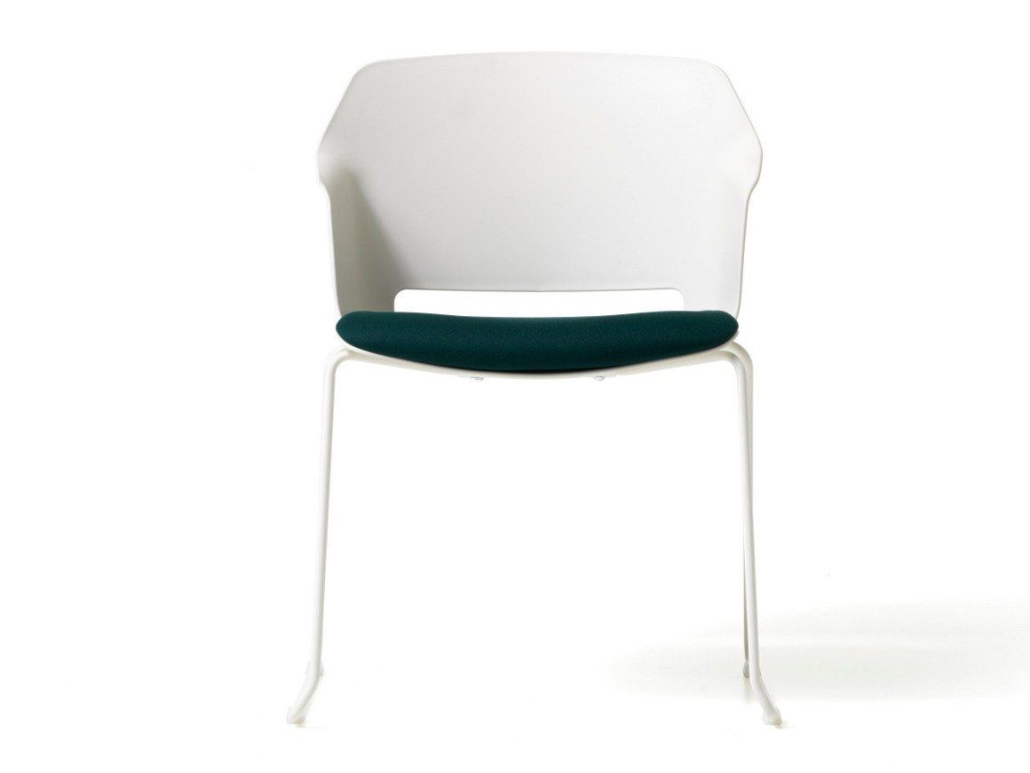 CLOP Stackable sled base polypropylene chair By Diemme | design Dorigo ...