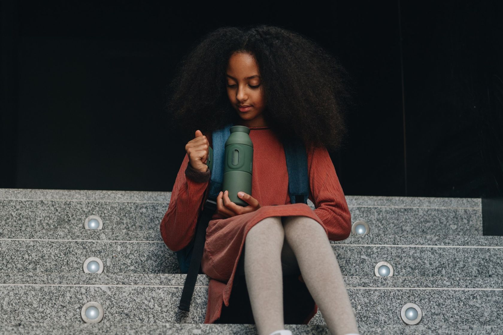 Stainless steel Thermal bottle CLOSCA BOTTLE WAVE By Closca Design