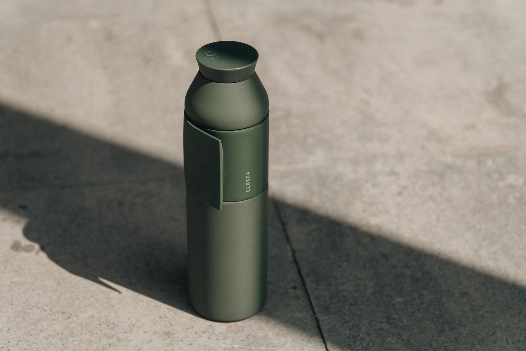 Stainless steel Thermal bottle CLOSCA BOTTLE WAVE By Closca Design