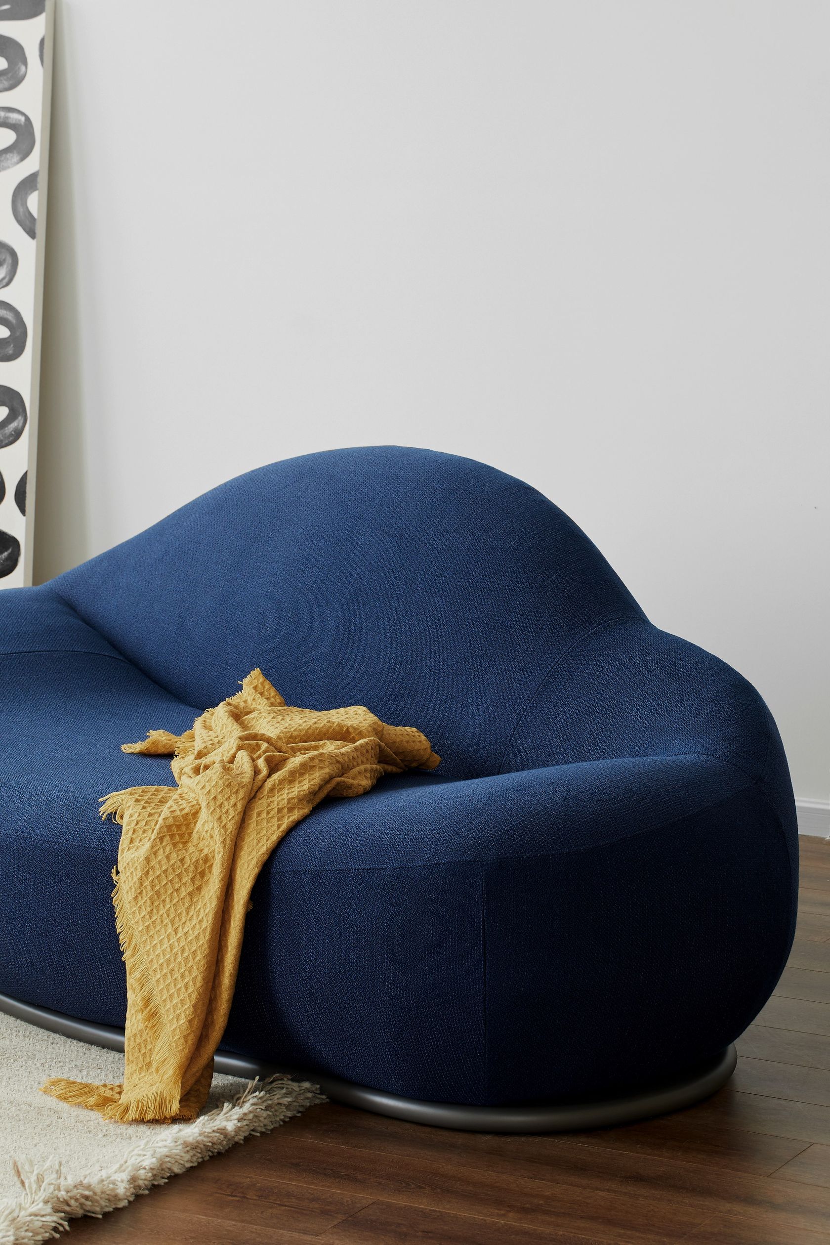 Curved 2 seater fabric sofa CLOUD Cloud Collection By grado design