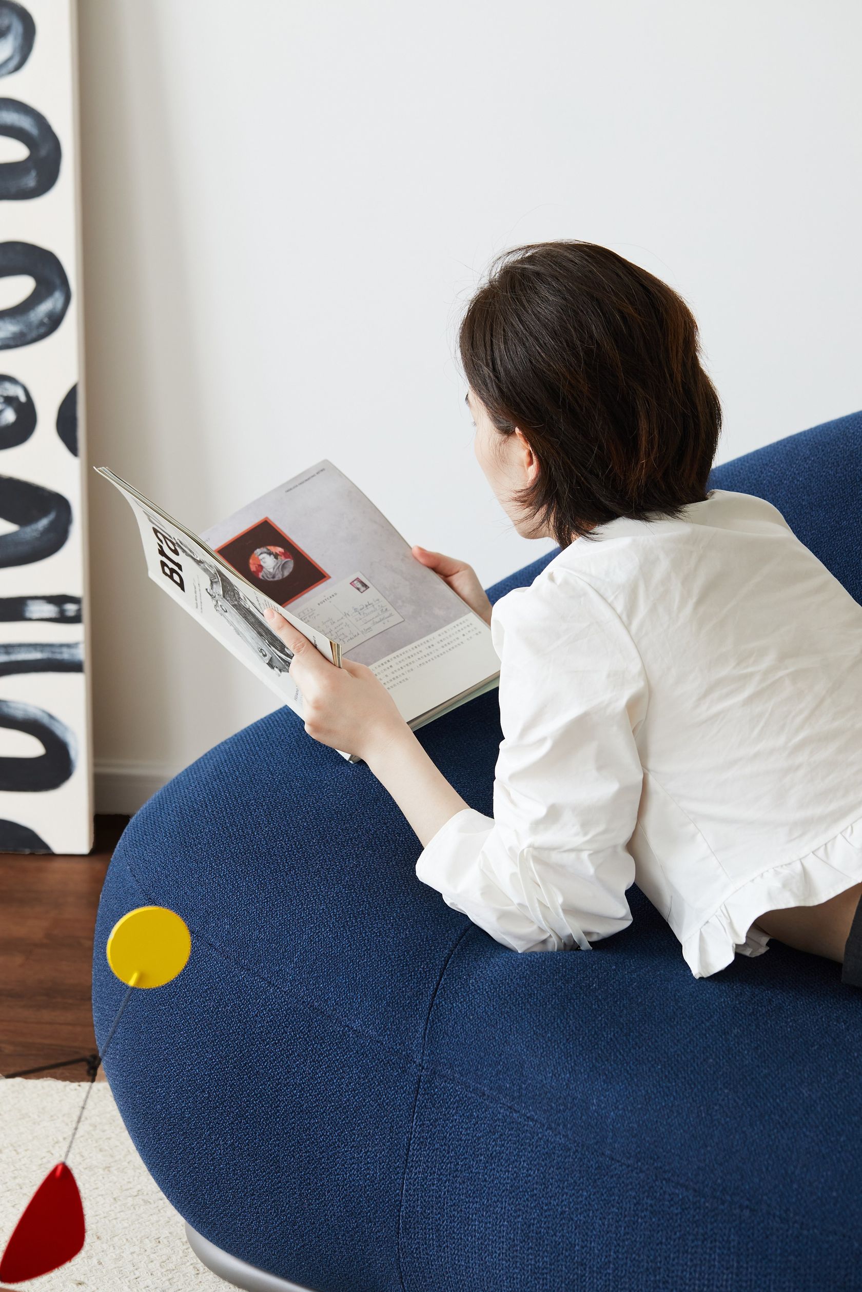 Curved 2 seater fabric sofa CLOUD Cloud Collection By grado design