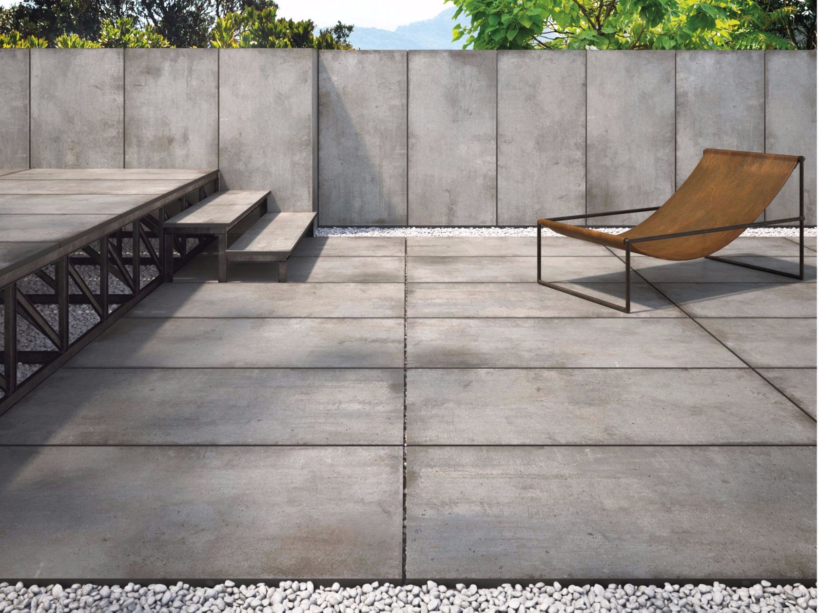 Pavimento para exteriores de grés porcelânico com efeito de pedra CM2 ...