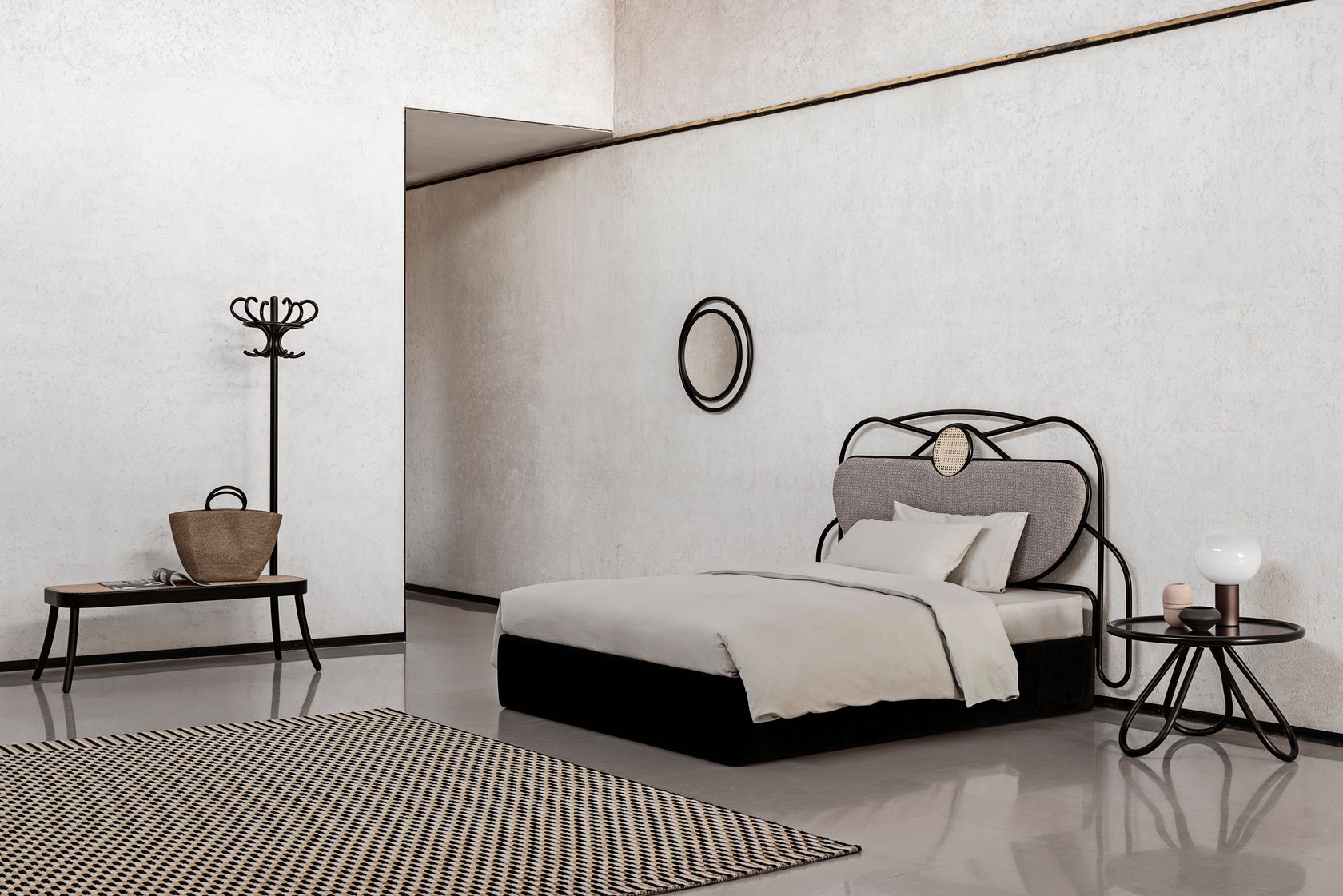 COAT RACK BENCH Coat rack By Wiener GTV Design | design FRONT