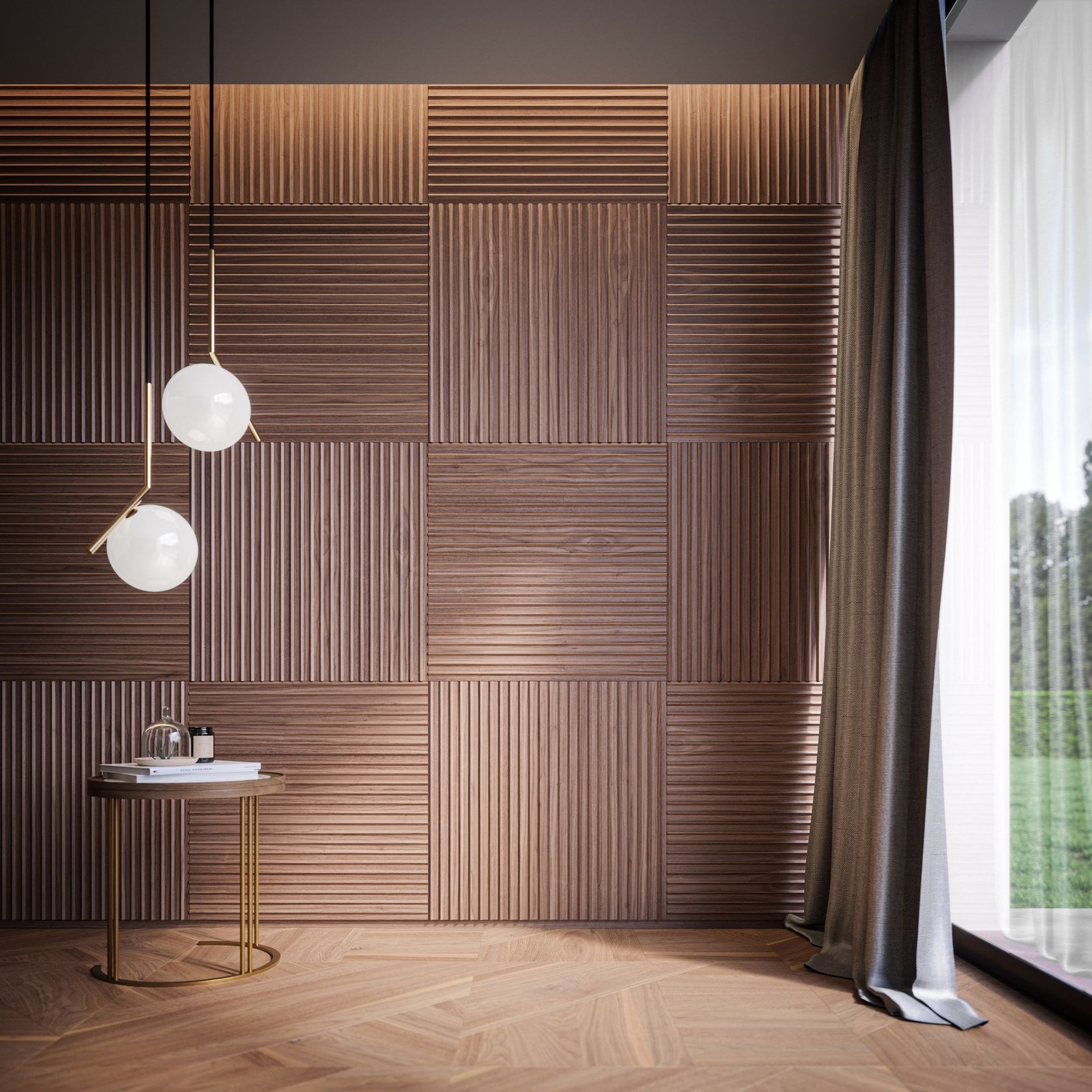 RELEVO Wooden boiserie By Arte Brotto