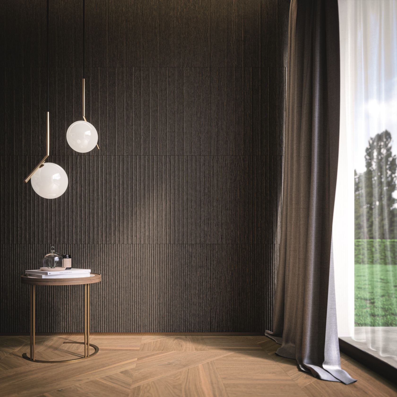 RELEVO Wooden boiserie / 3D Wall Cladding By FOGLIE D'ORO