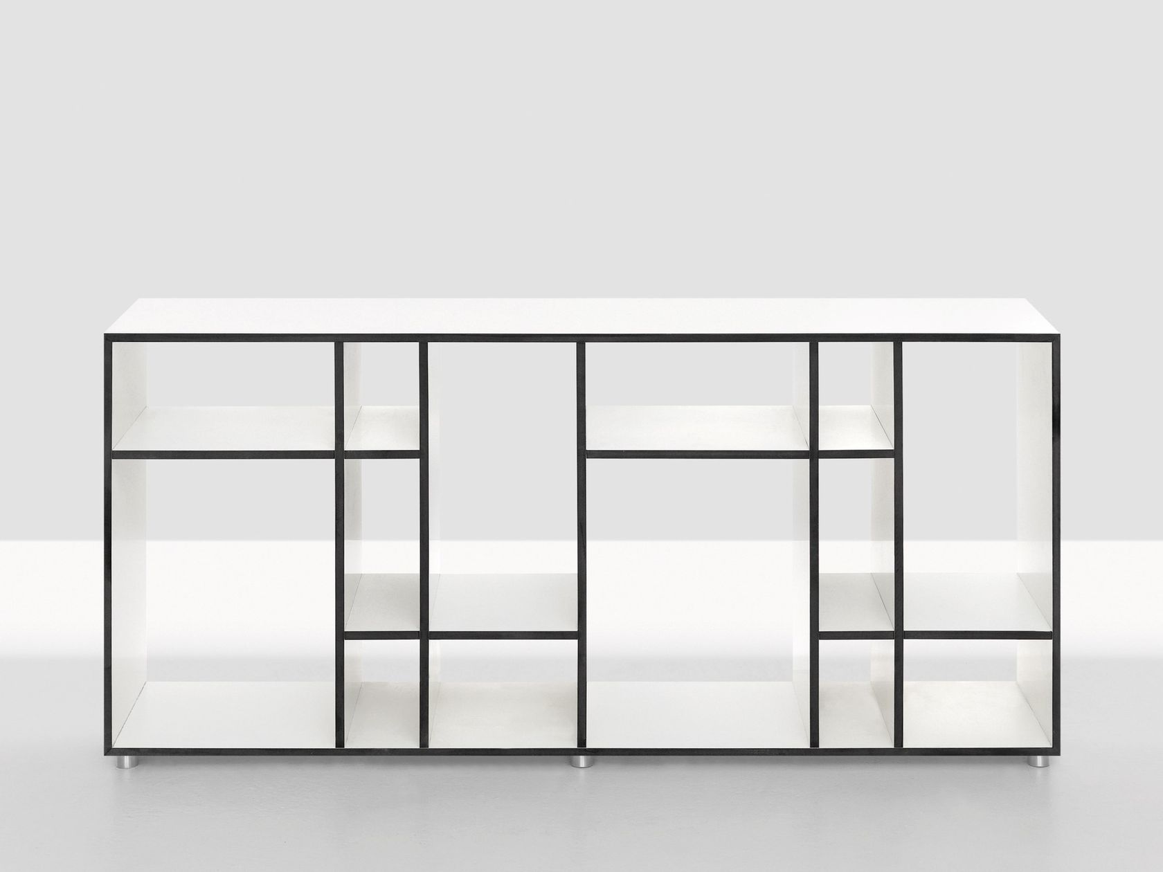 CODE 1 Open wall-mounted freestanding bookcase By ZEITRAUM | design ...