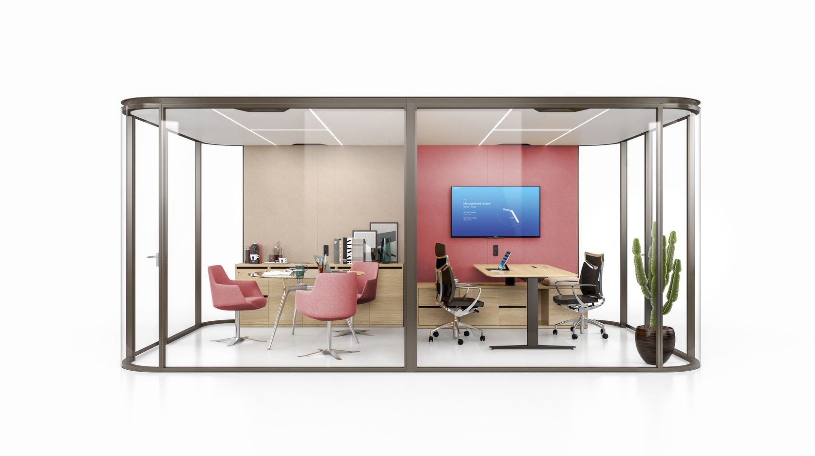 COLLABORATIVE ROOM Acoustic fabric office booth By ESTEL GROUP | design ...