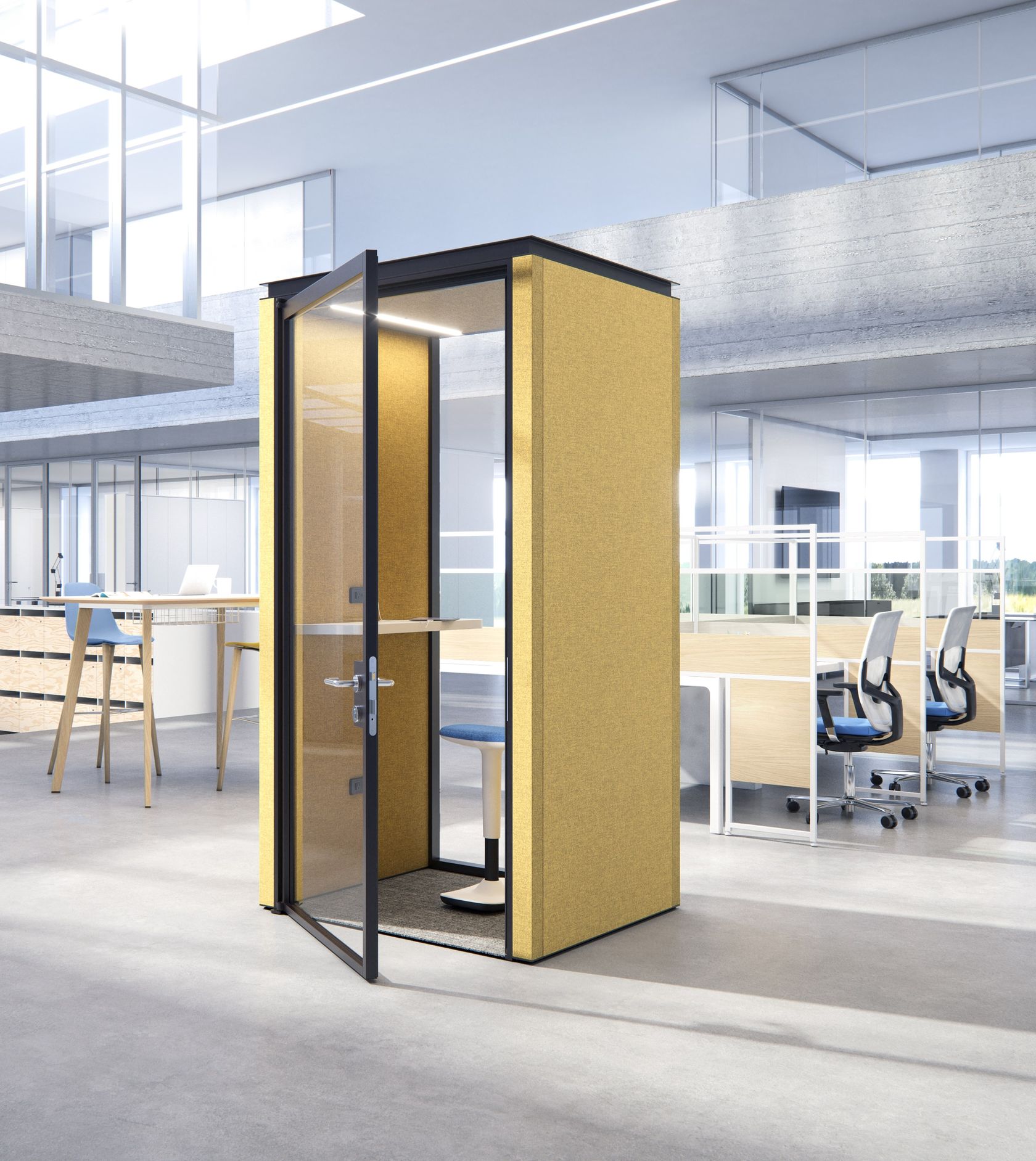 COLLABORATIVE ROOM - PHONE BOOTH Cabine acústica By ESTEL GROUP ...