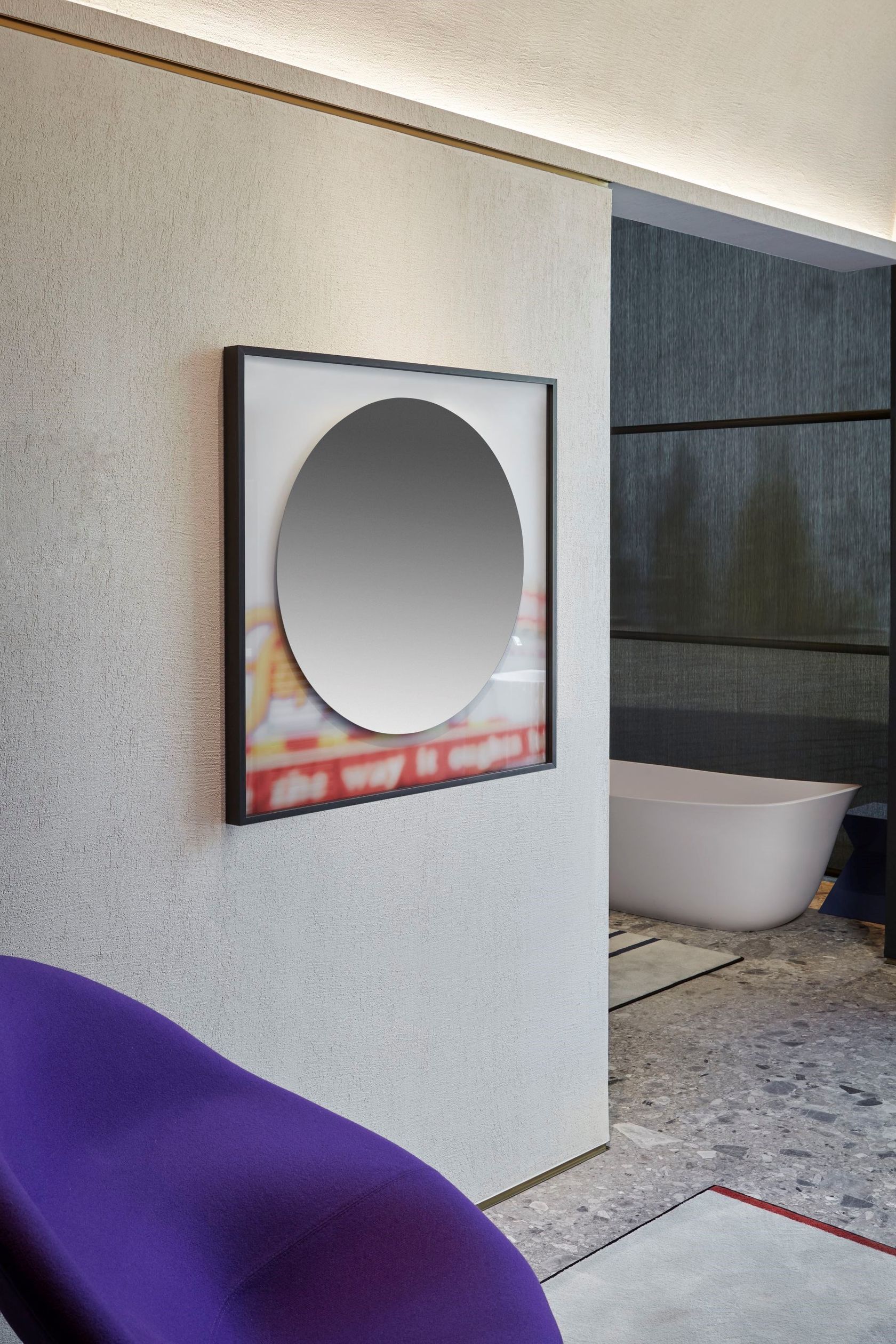 COLLAGE | Round mirror By Antonio Lupi Design design Luca Galofaro
