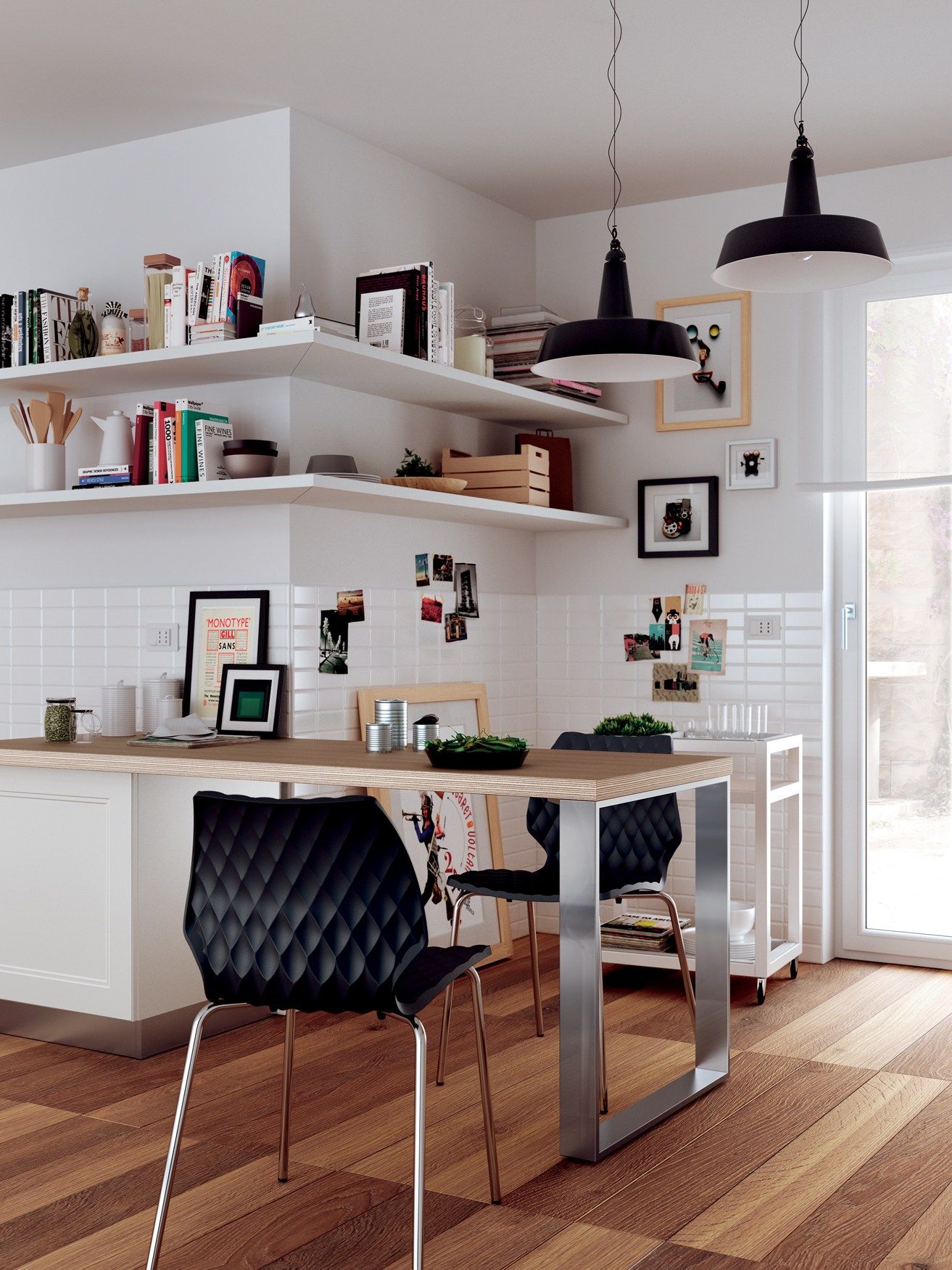 Cozinha integral COLONY Linha Scavolini Easy By Scavolini