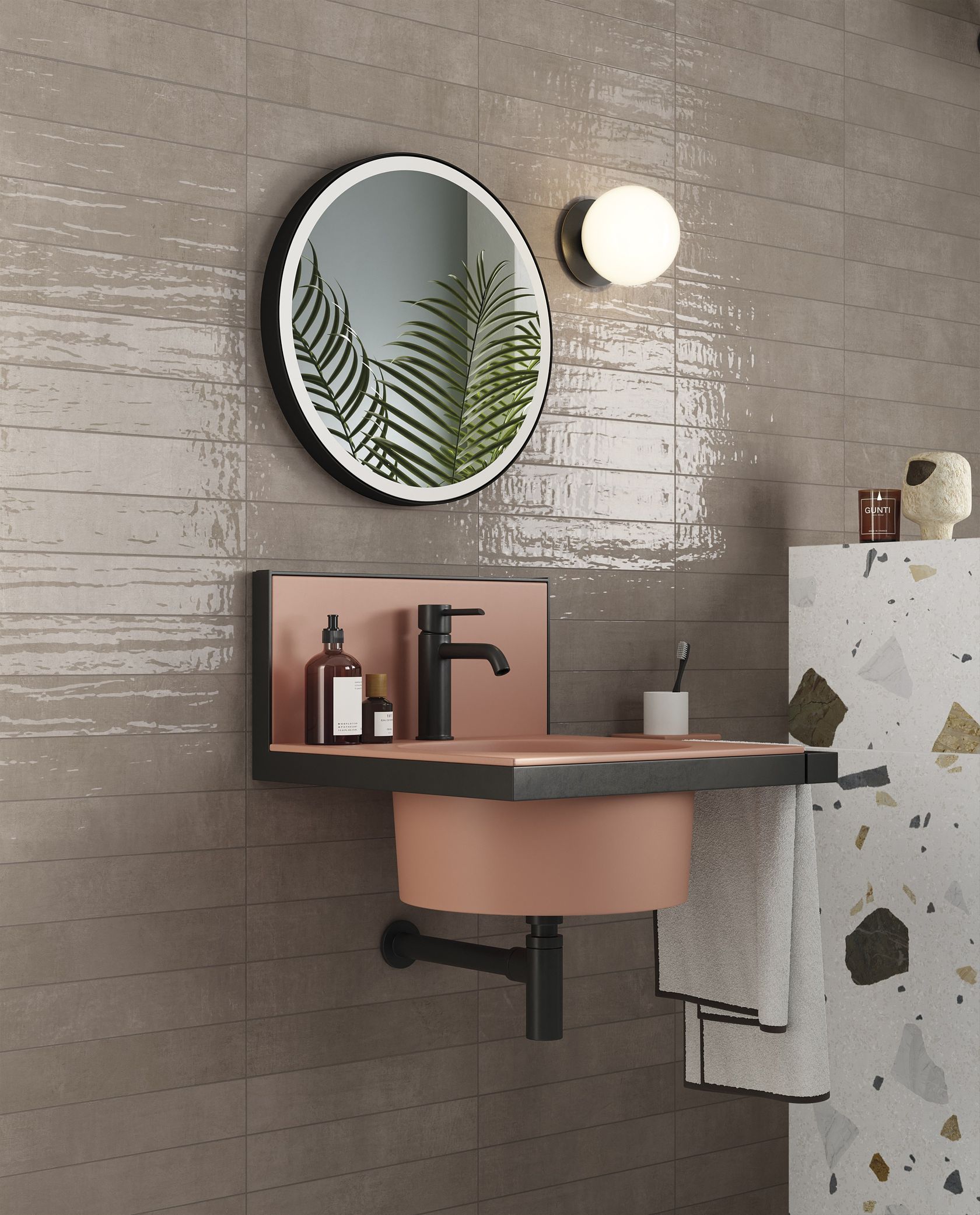 Full-body porcelain stoneware wall/floor tiles COLORFUL By Pastorelli