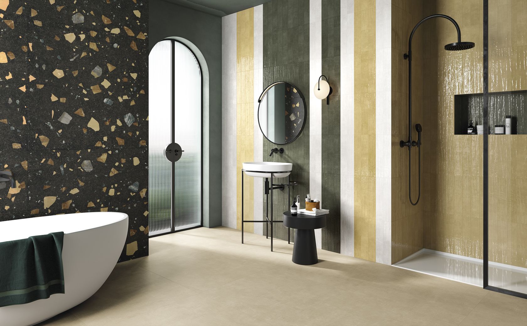 Full-body porcelain stoneware wall/floor tiles COLORFUL By Pastorelli