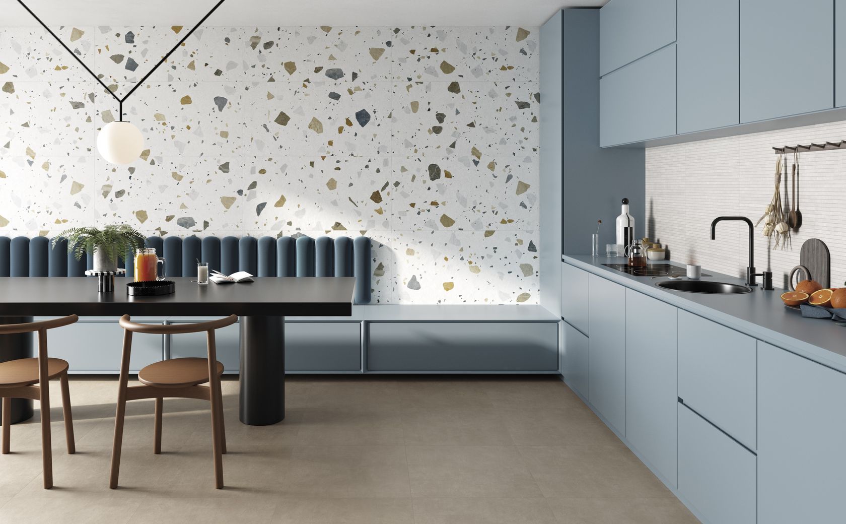 Full-body porcelain stoneware wall/floor tiles COLORFUL By Pastorelli