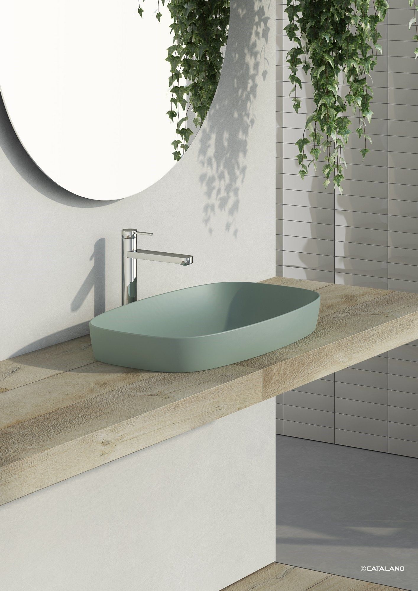 COLORI | Ceramic washbasin By CERAMICA CATALANO