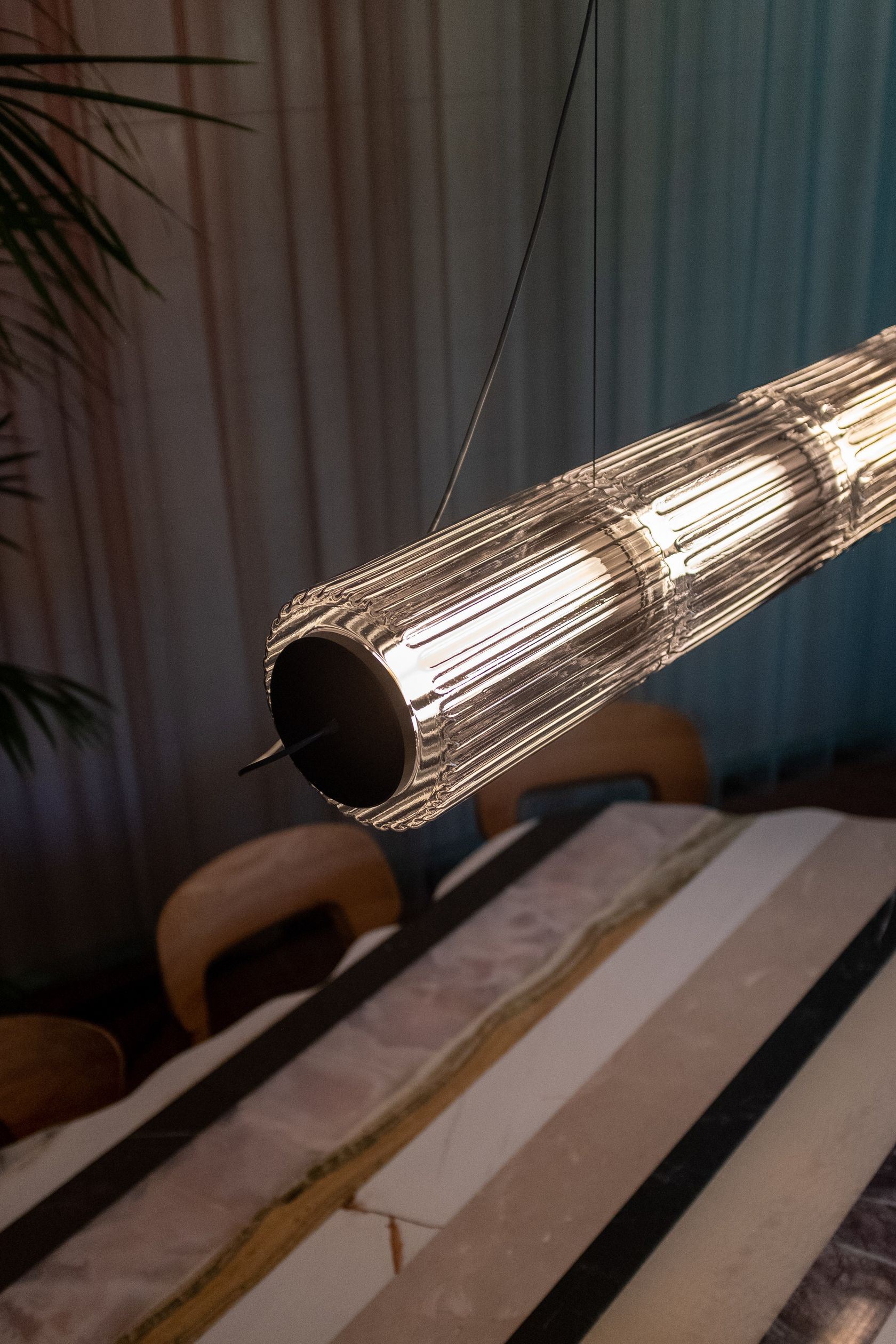 COLUMN 175 HORIZONTAL lampada a sospensione By ANDlight design Lukas Peet