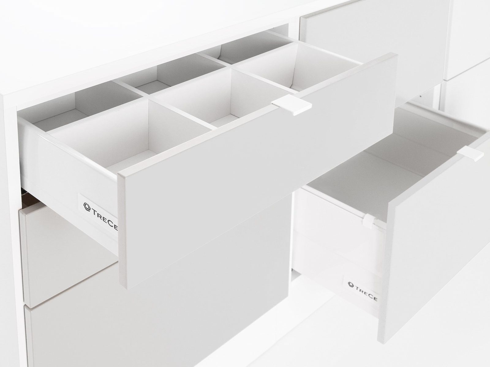 Laminate office storage unit COMBILINE PRINTER CABINET By TreCe