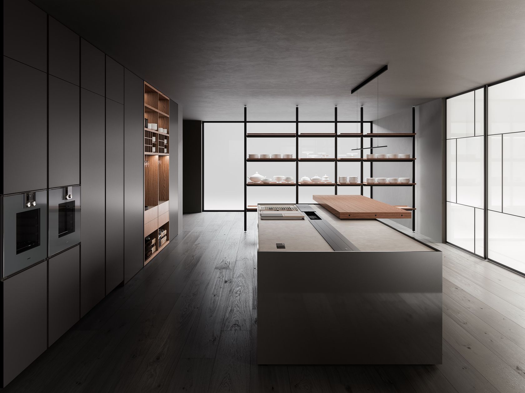 COMBINE EVOLUTION Cucina ad isola By Boffi | design Piero Lissoni