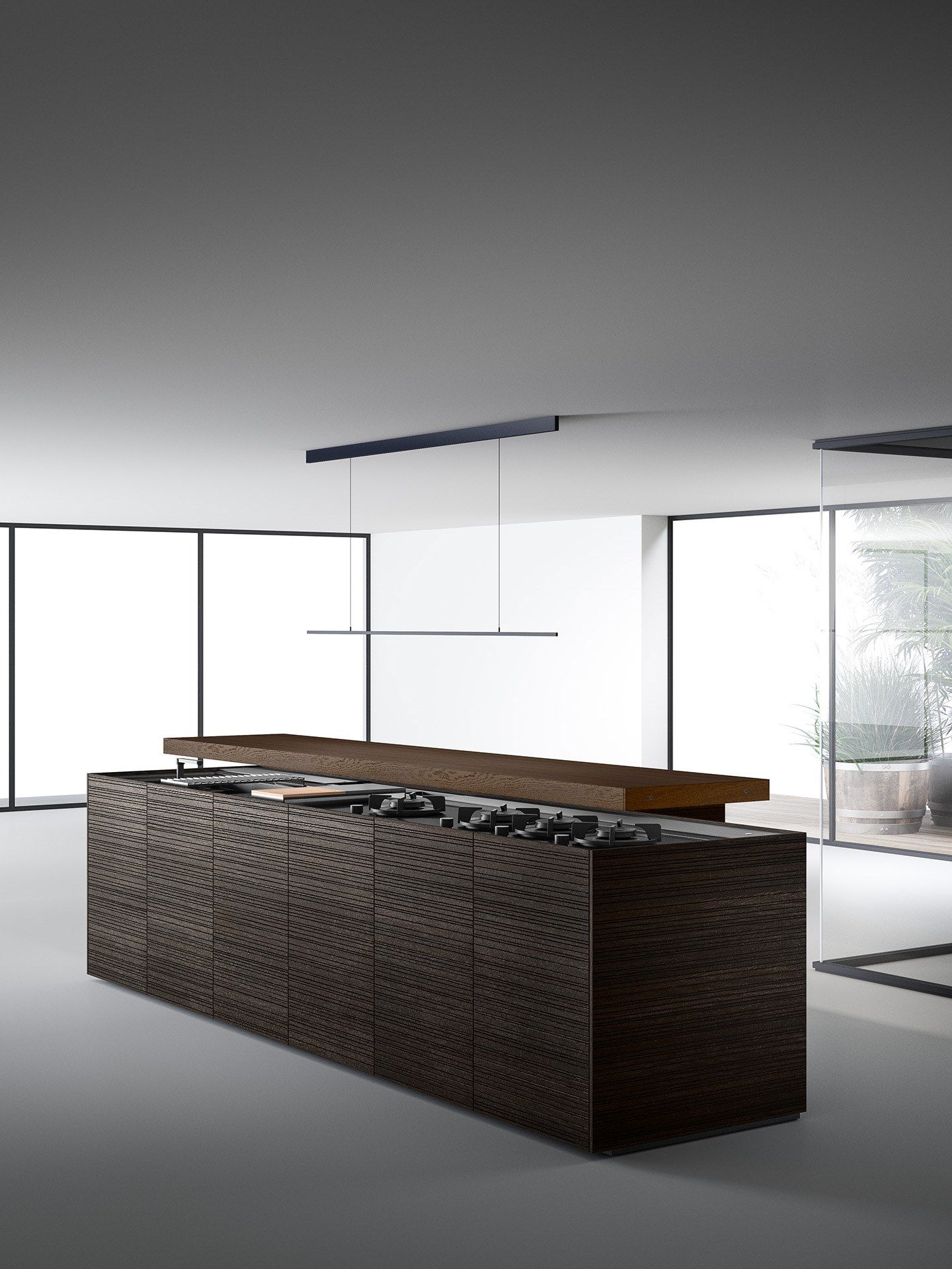COMBINE EVOLUTION Island kitchen By Boffi | design Piero Lissoni