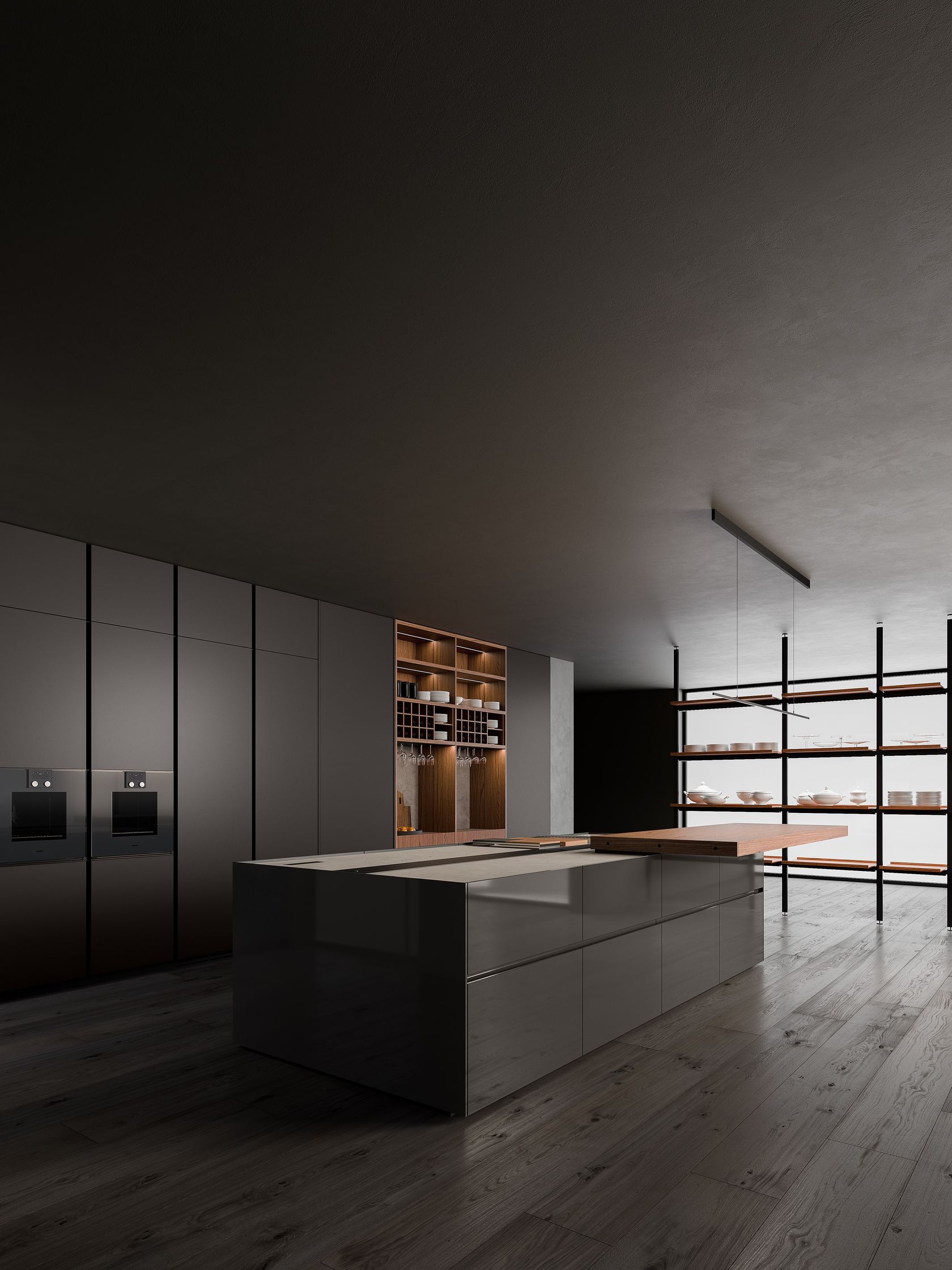 COMBINE EVOLUTION Island kitchen By Boffi | design Piero Lissoni