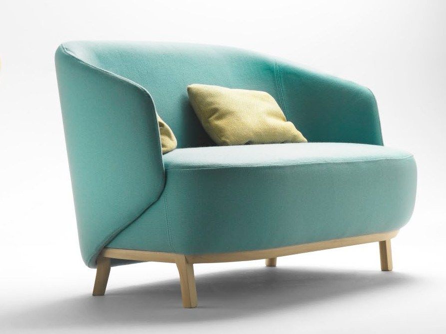 CONCHA Fabric small sofa By Bosc | design Samuel Accoceberry